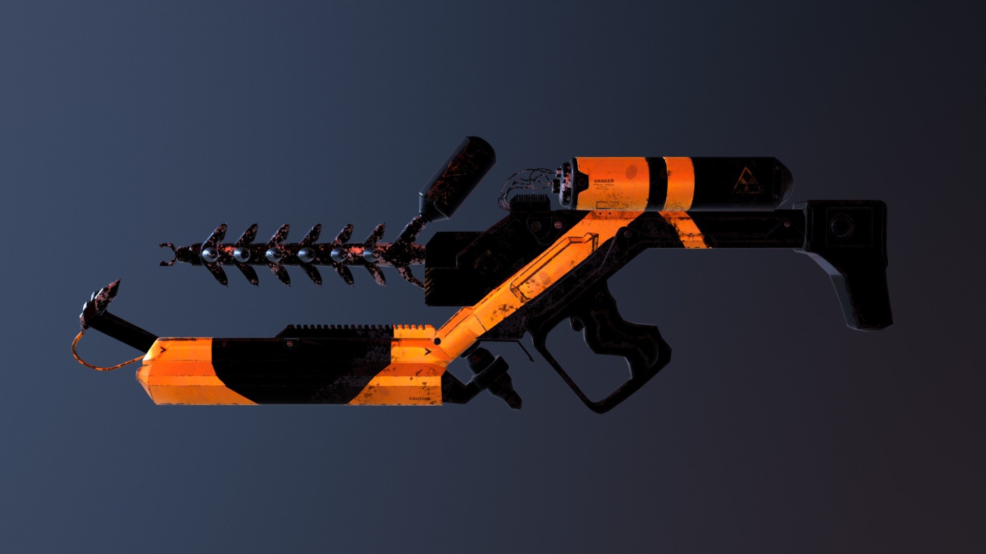 Gun Textured - 3D model by Rayan (@rayanamarasekara) [c75ae3d] - Sketchfab