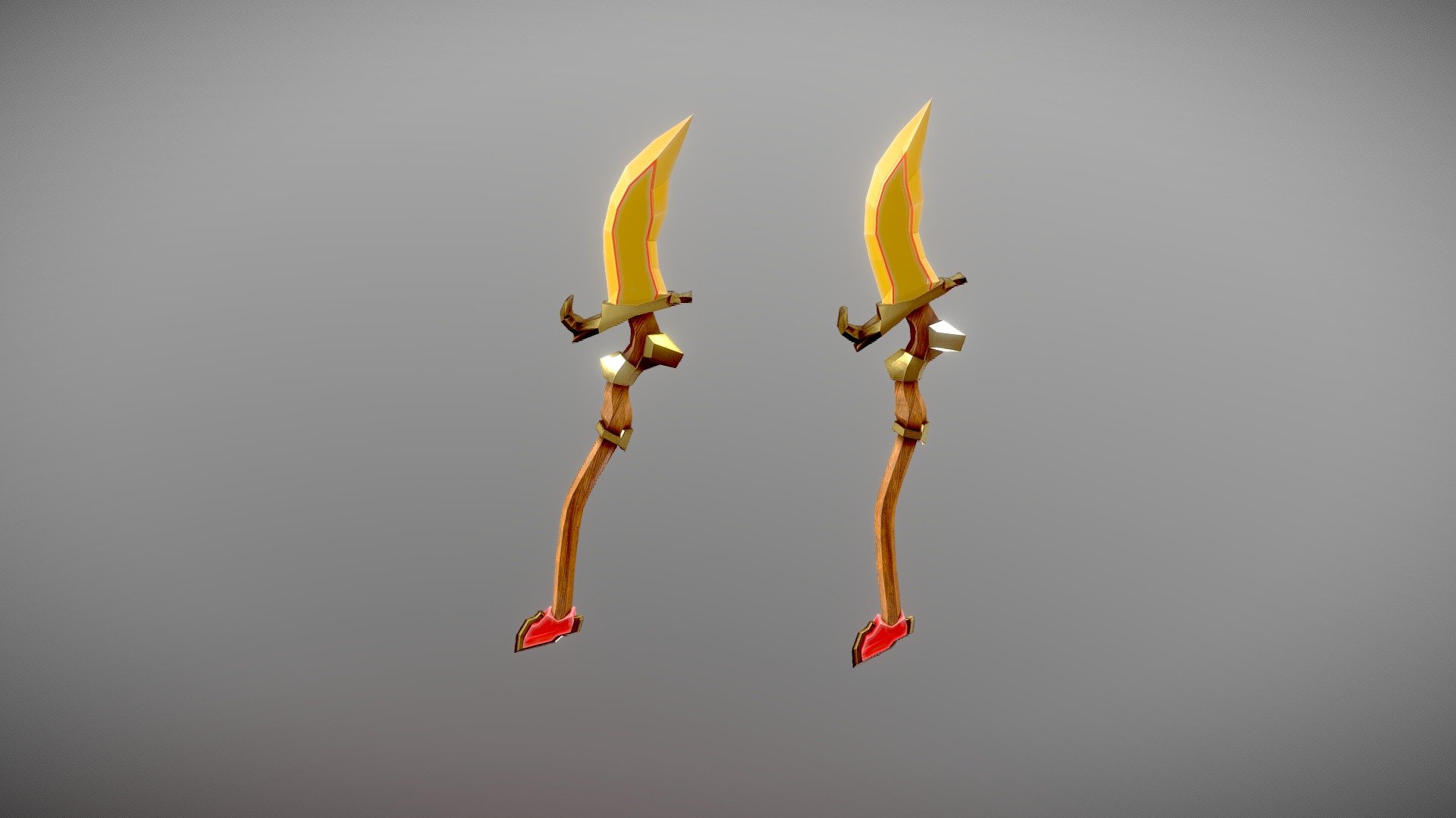 Weapon 1 - Spear Mystic Yellow Stone - 3D model by GodsSpeedrun ...