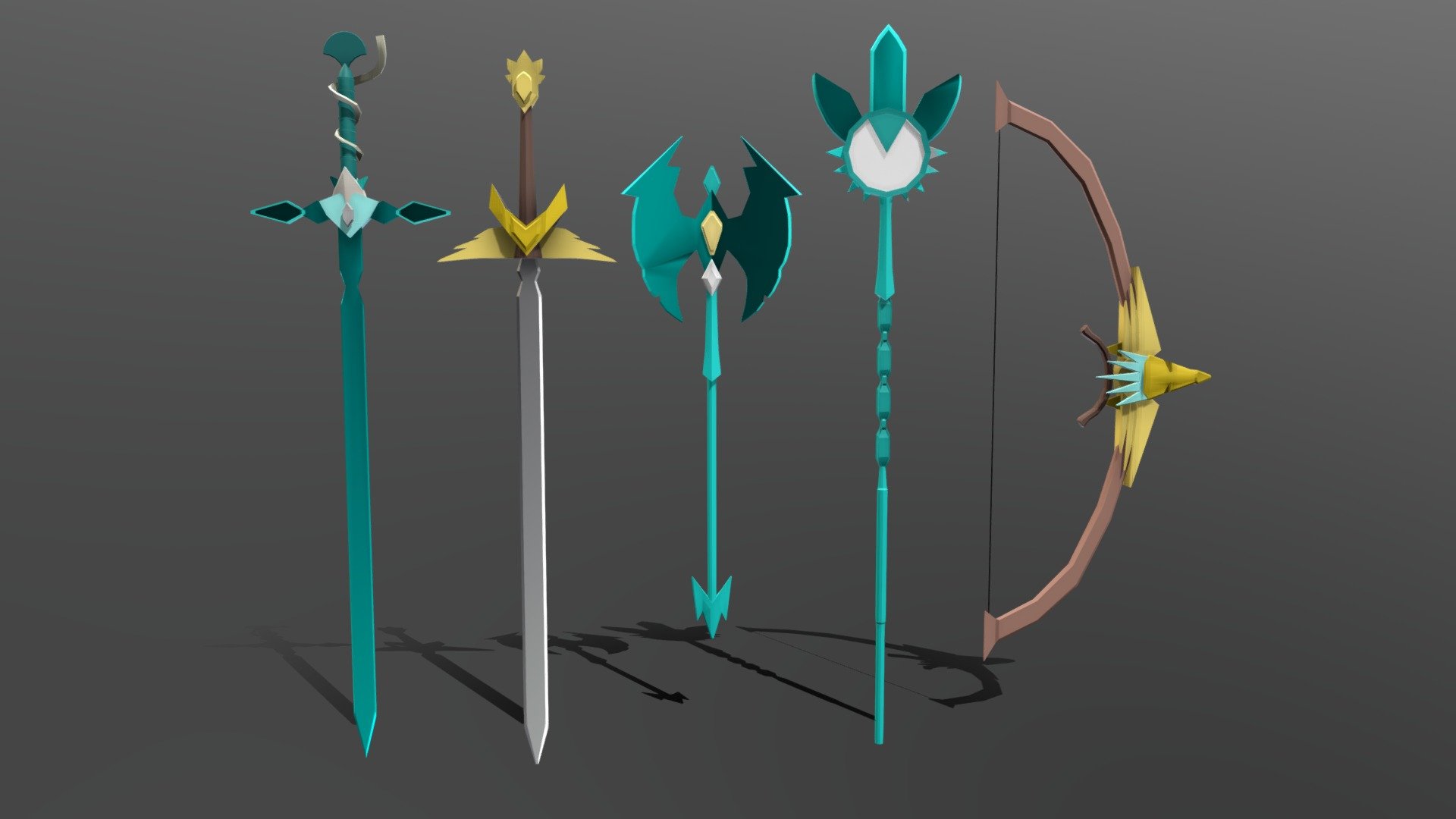 Weapon props - Download Free 3D model by J.parklypants [c75c9c7 ...