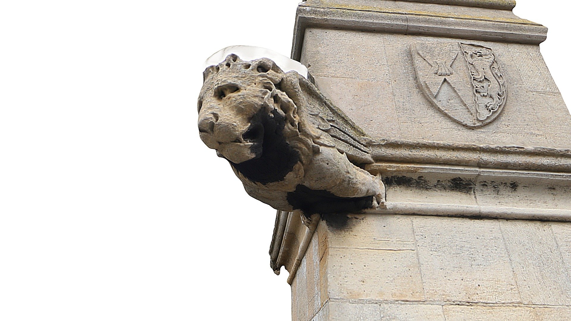 Winged lion grotesque 1904* - 3D model by Rochester Cathedral ...