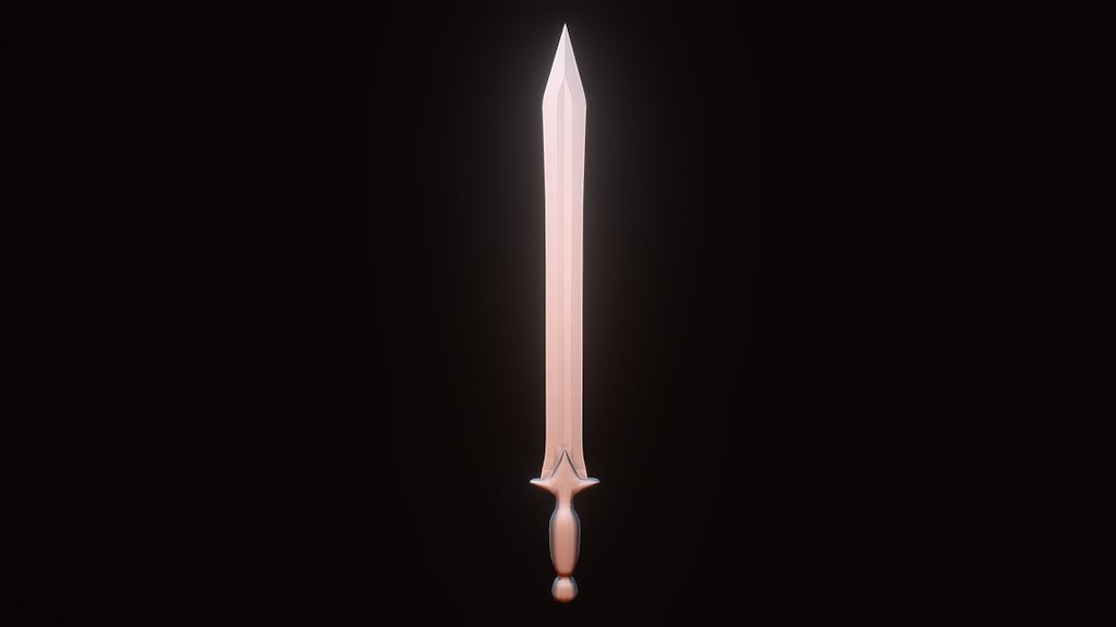 Low Poly Sword - 3D model by EJSandberg (@irishsandberg) [c75d8e2 ...