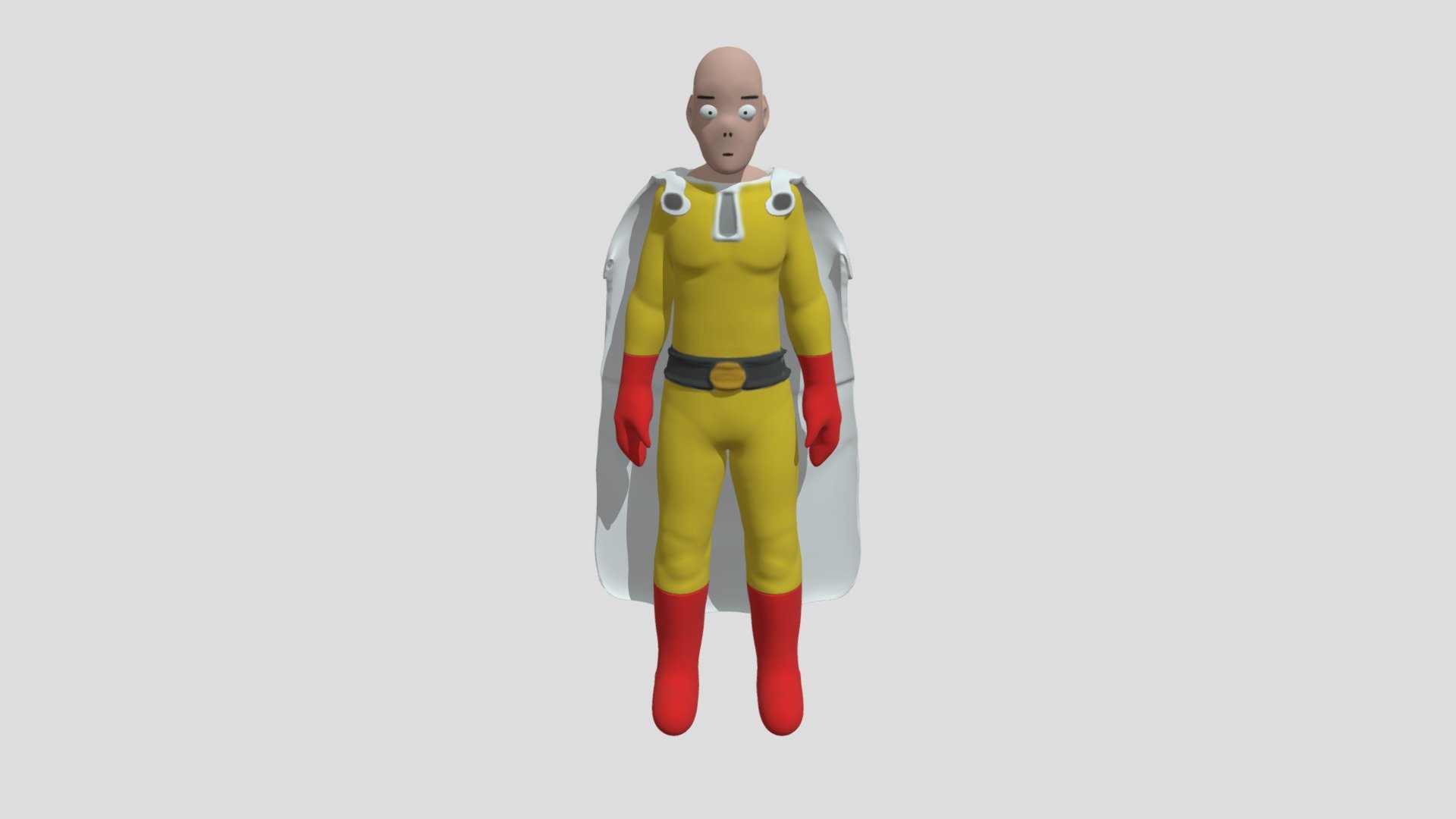 Saitama - 3D model by amongator999 [c75f30f] - Sketchfab
