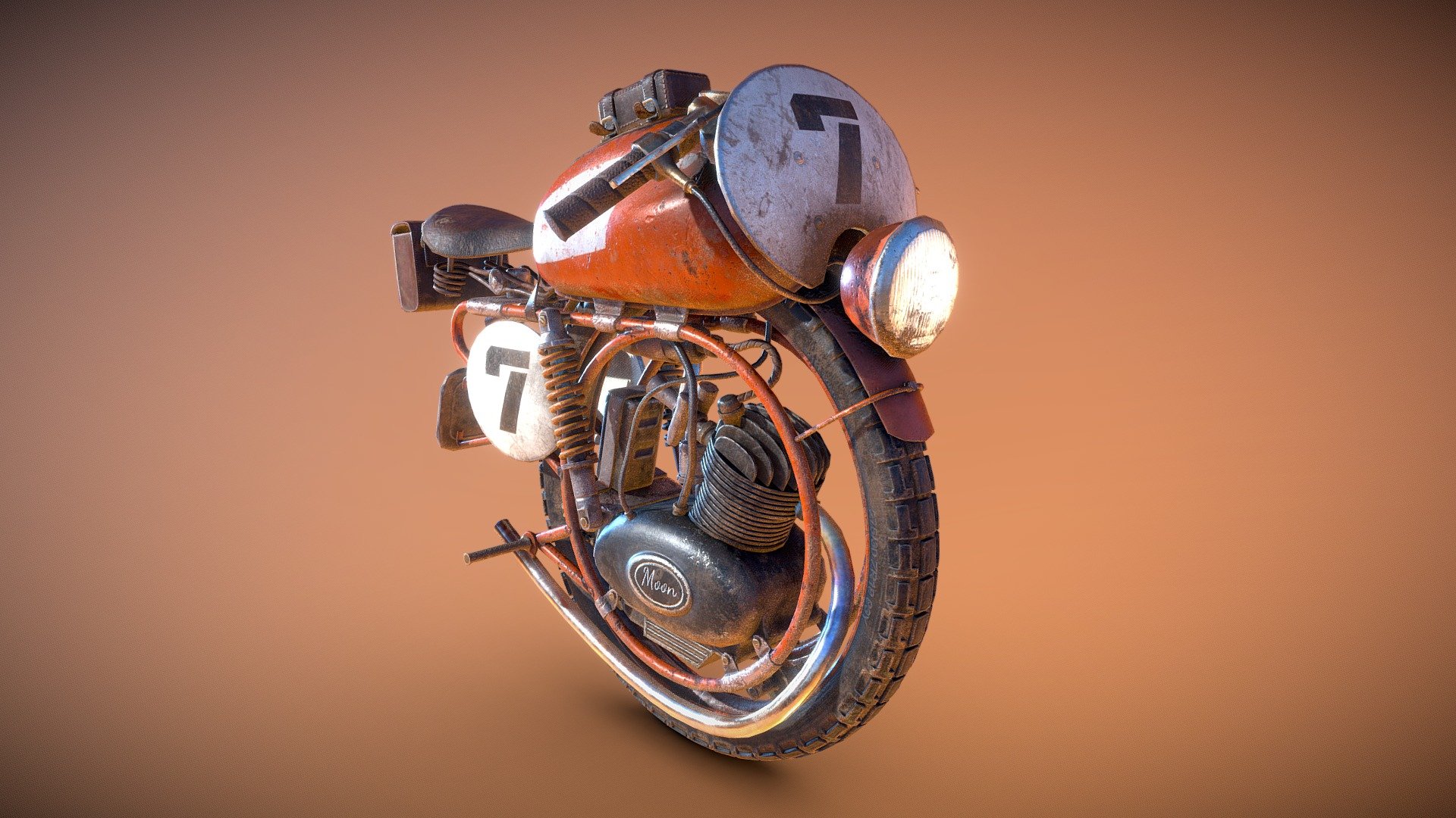 Desert Racing Monobike #MonoBikeChallenge - 3D model by Lucile Gonzalez ...