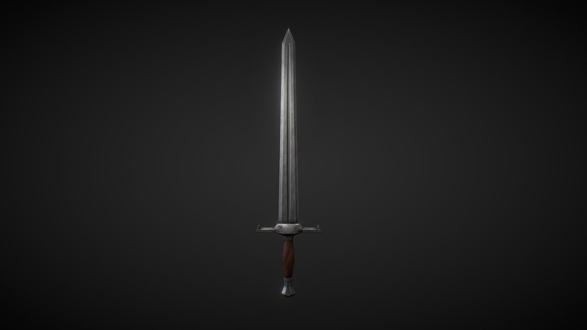 Iron Sword - 3D model by Gilberto (@Gilhhjm) [c7623a6] - Sketchfab