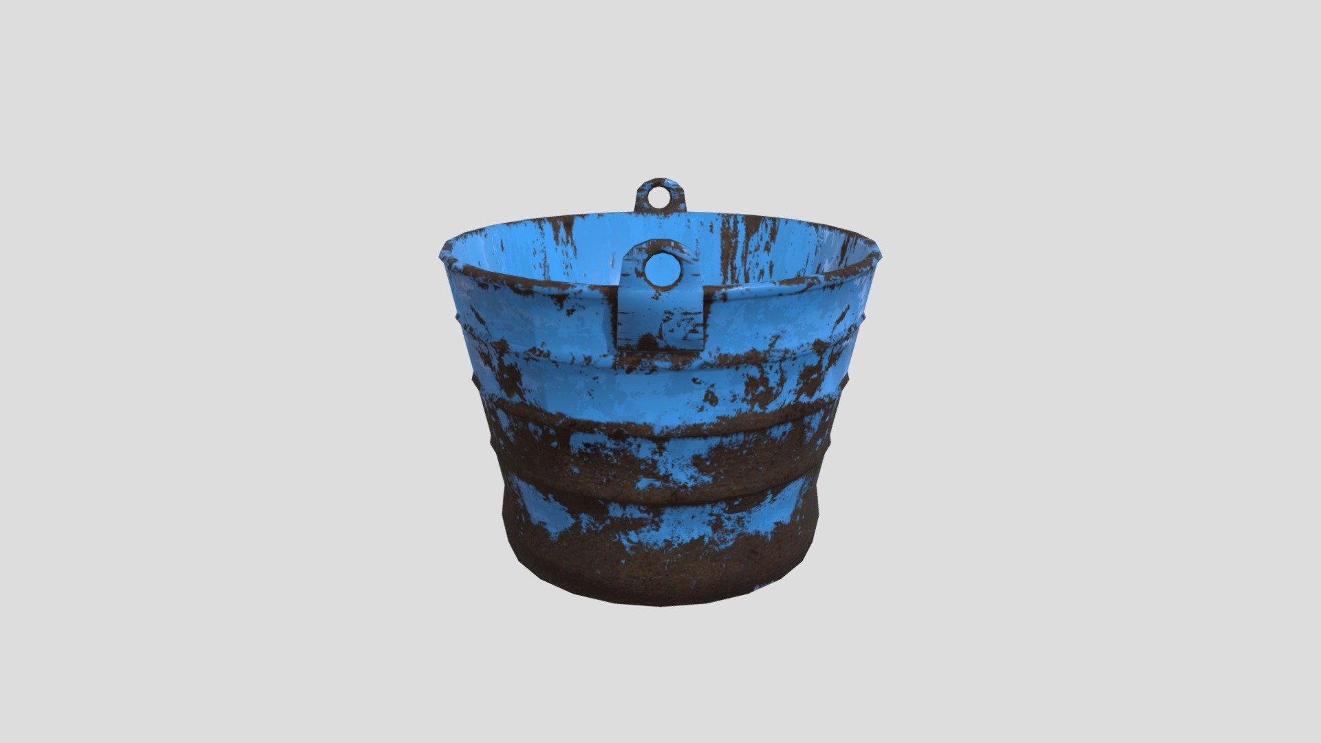 Rusty Metal Bucket - 3D model by markducnguyen [c762b30] - Sketchfab