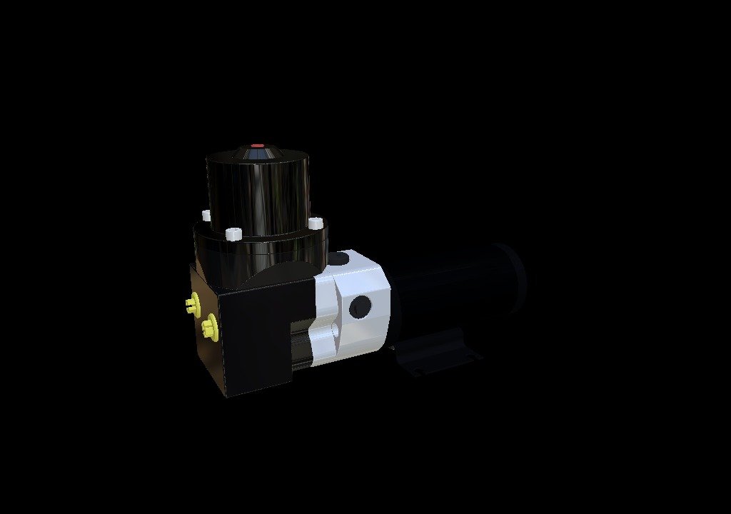 PR+ Pump with integral reservoir - 3D model by hypro [c762b38] - Sketchfab