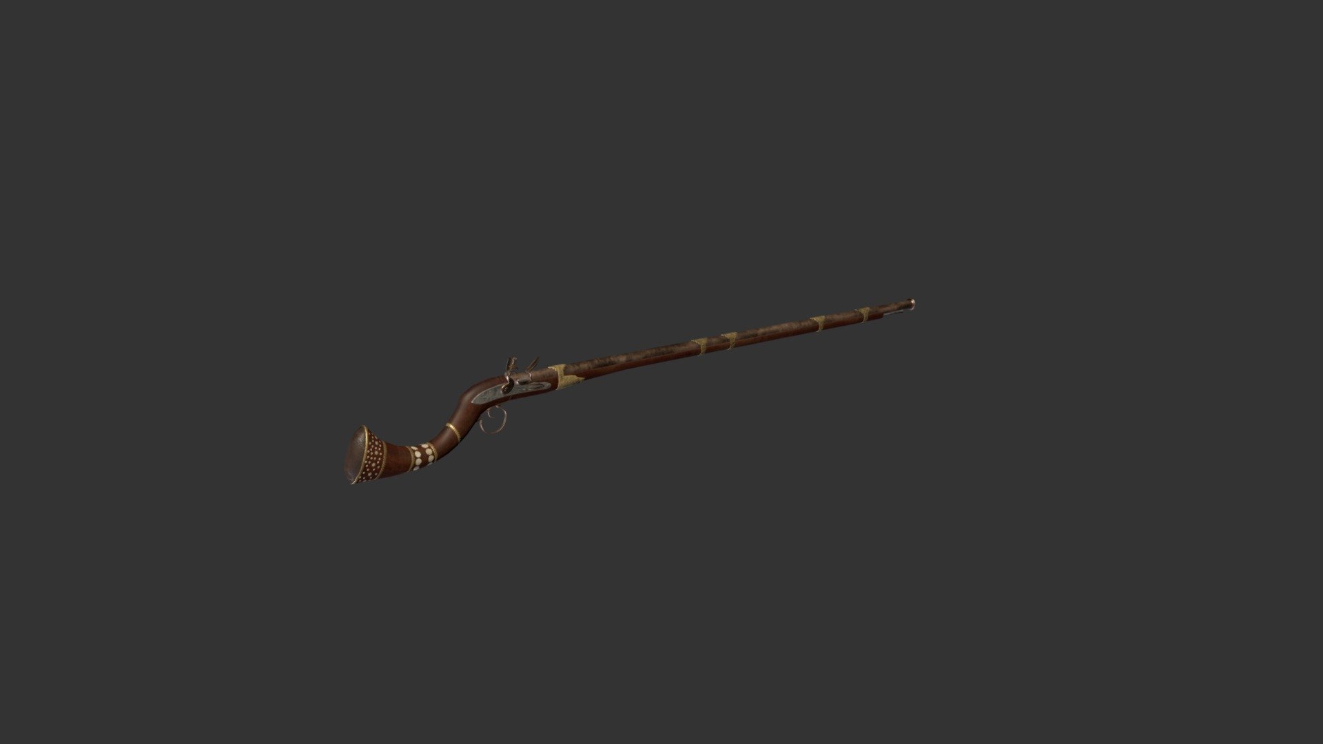 Jezail - 3D model by maxkbennett [c7669f5] - Sketchfab