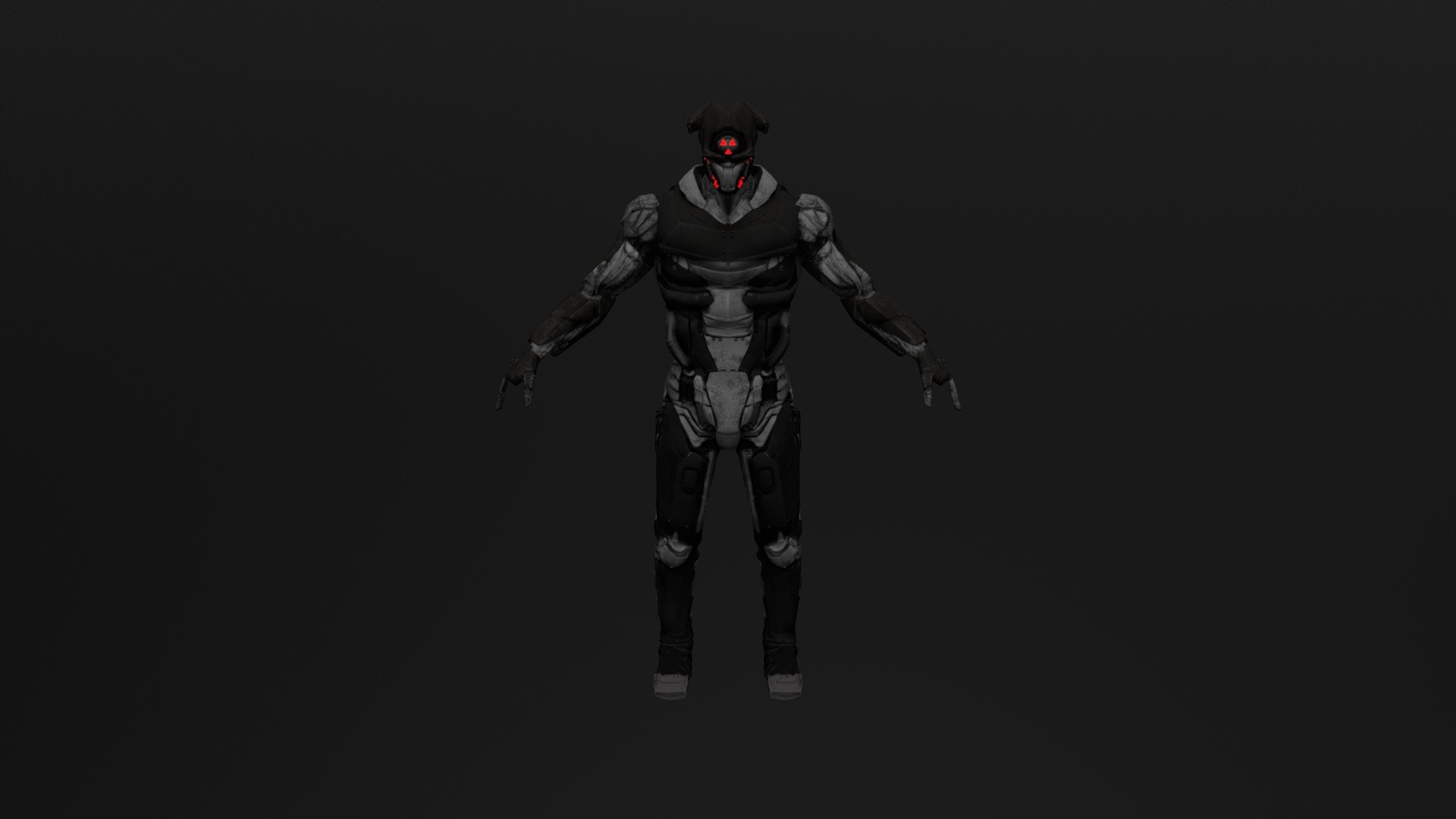 Cyborg_Soldier_V2 (ue4) - 3D model by petresco [c767e2d] - Sketchfab