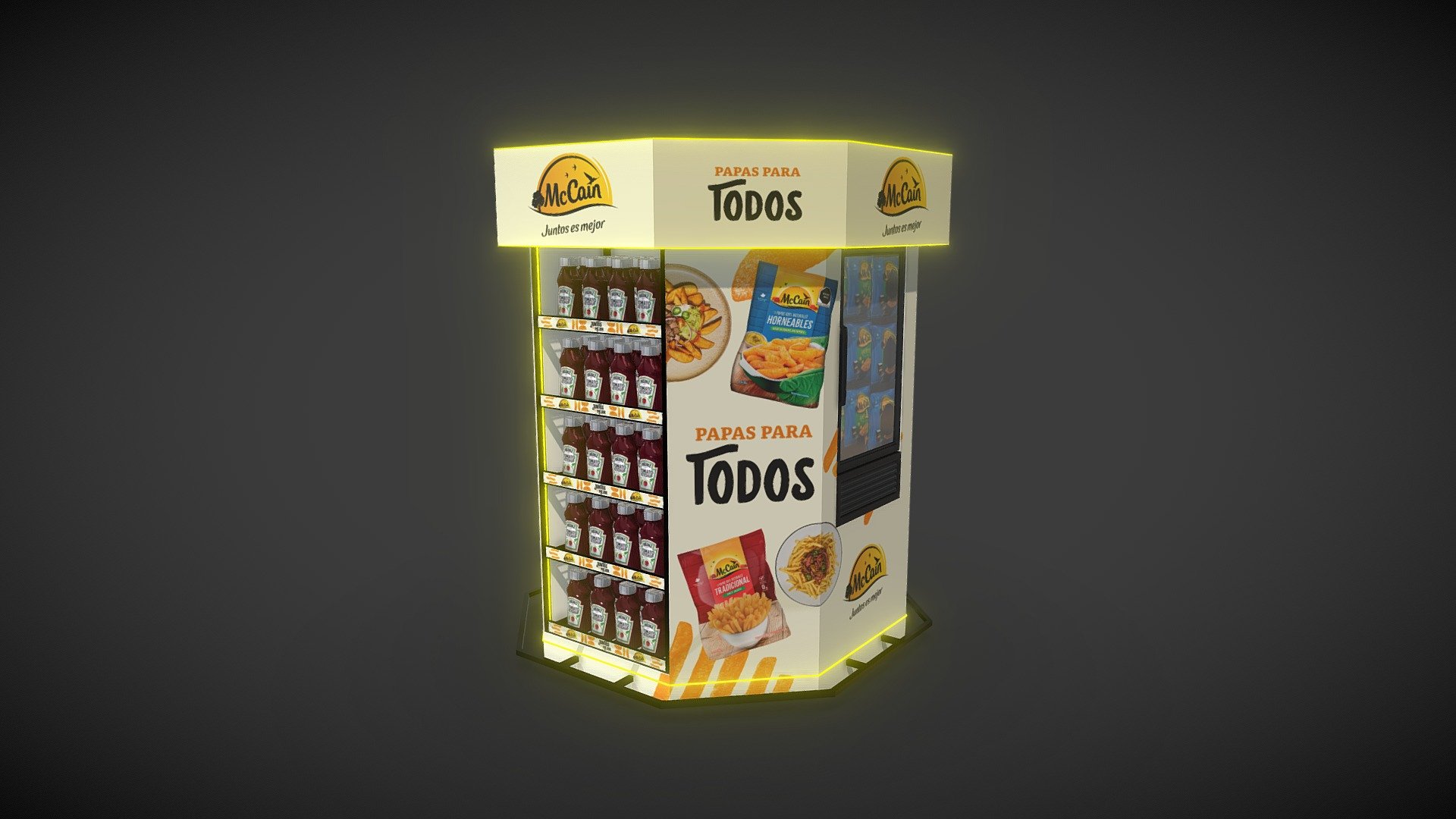 Mc Cain Totem EXA - 3D model by Zich [c76bfd2] - Sketchfab