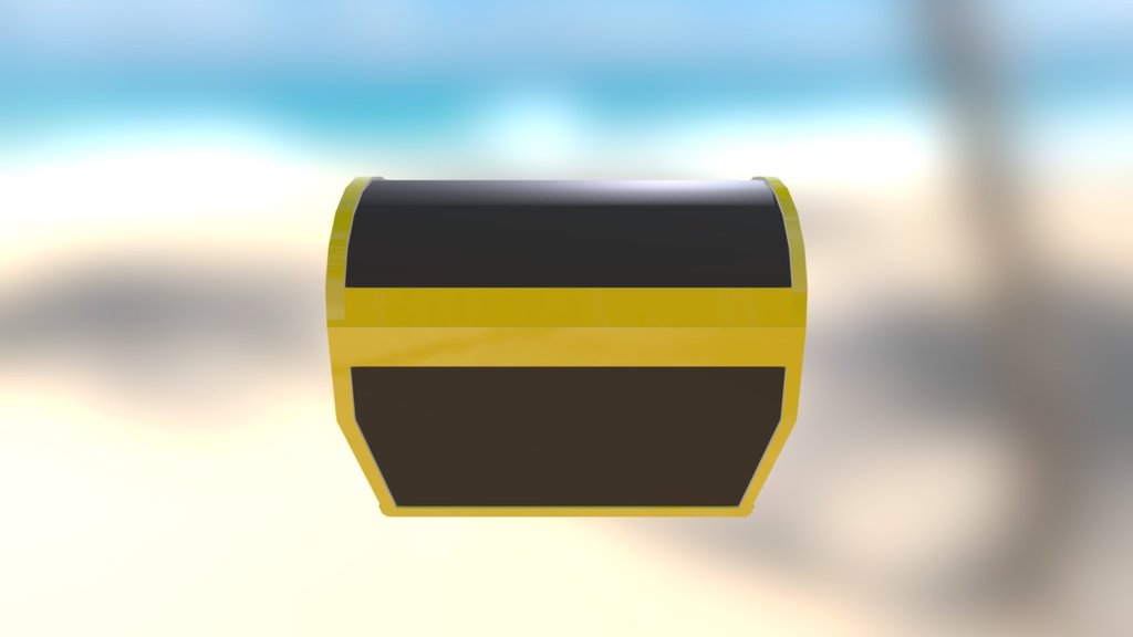 Treasure Chest, Hard Surface - 3D model by rikkecedervall [c76cb41 ...