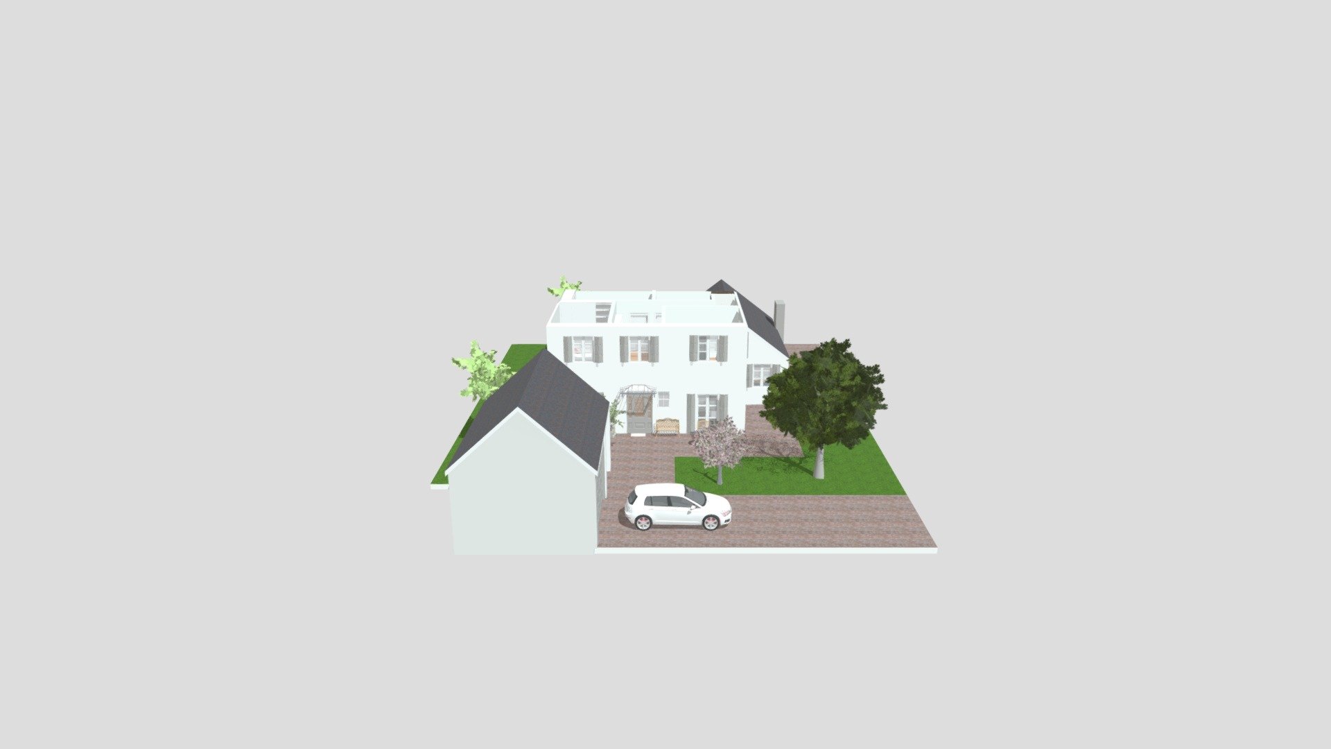The L Shaped House - Download Free 3D model by Home Design 3D ...