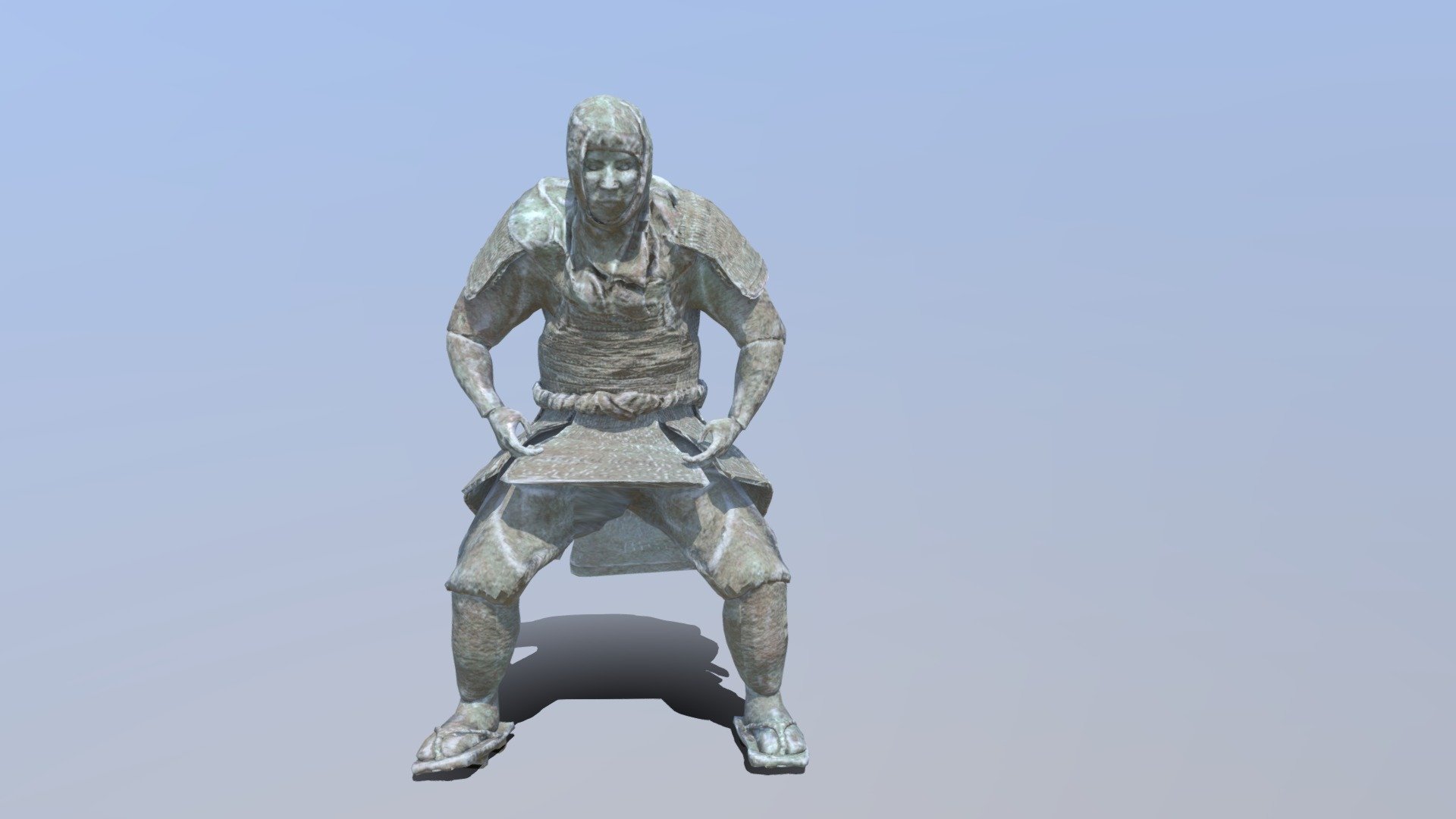 Benkei Breathing Idle - 3D model by MouraMatthew [c76d69b] - Sketchfab