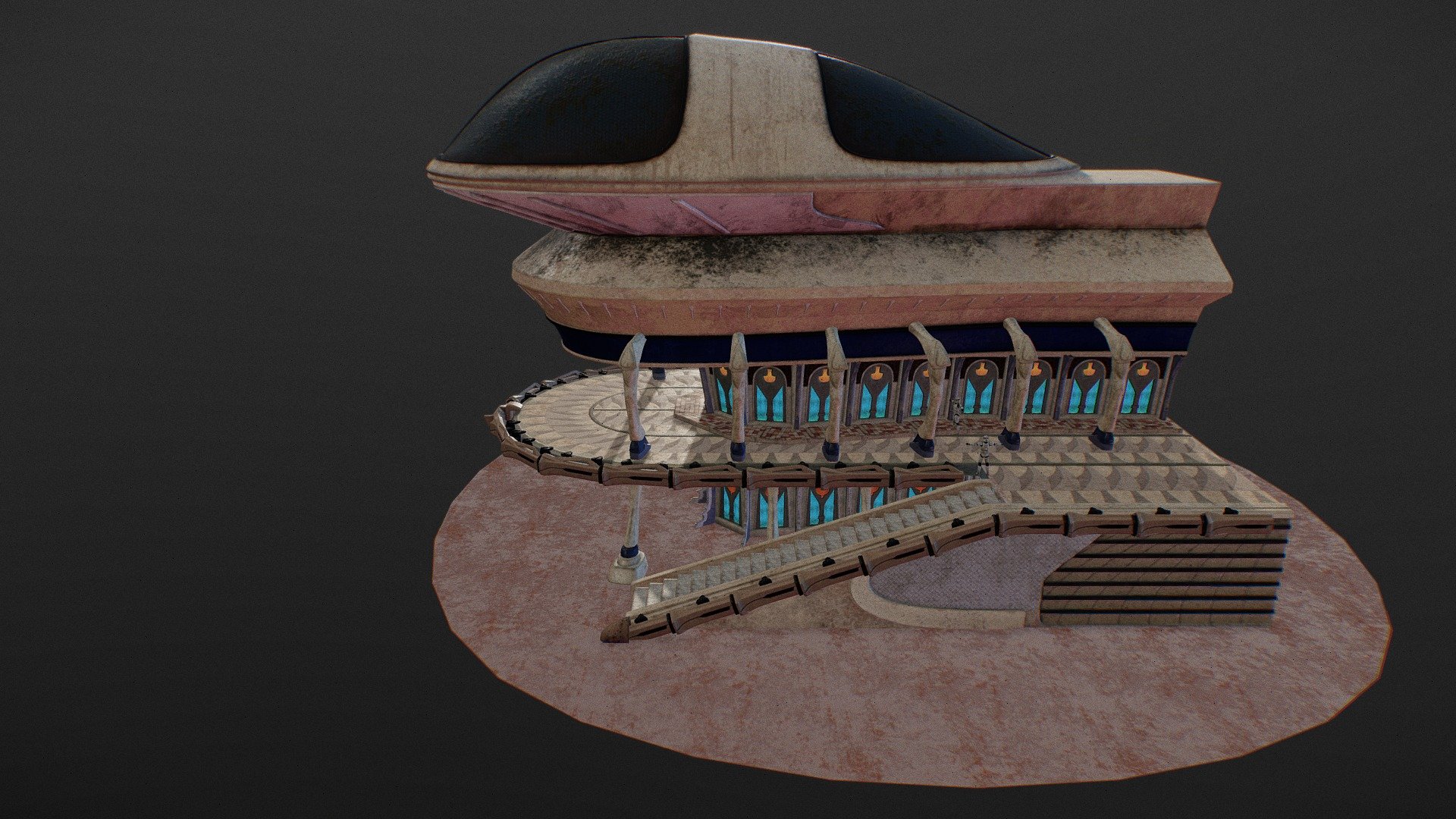 Utapau building 1 - 3D model by InterGalacticSupplyYard (@thomas_125 ...
