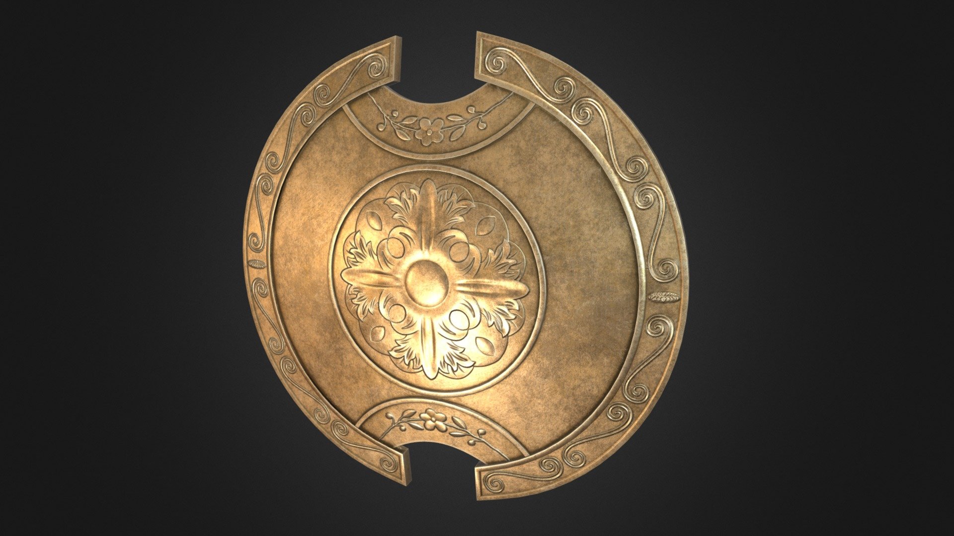Bronze shield - Download Free 3D model by schachravi [c76e325] - Sketchfab
