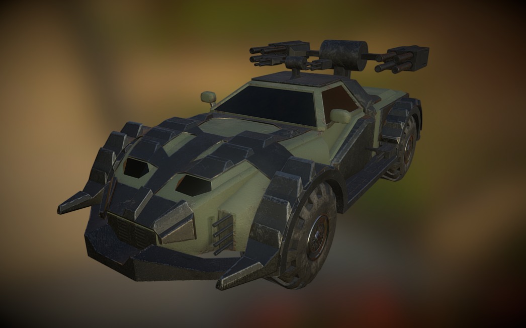 Road Rampage - 3D model by cartoomotion [c76f4fd] - Sketchfab