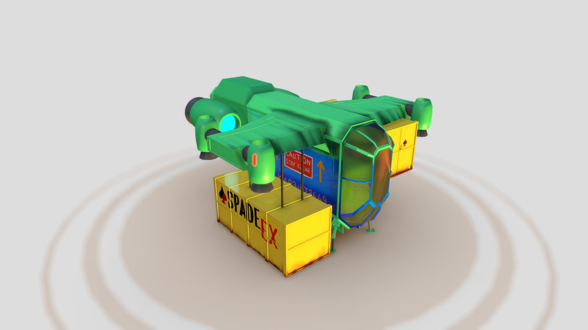 Heavy Cargo Lifter - Download Free 3D model by Chaitanya Krishnan ...