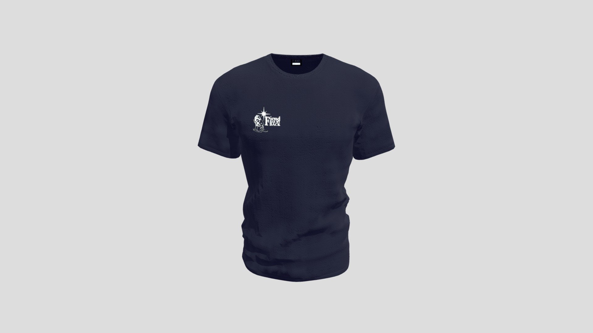 FIEND Wave 2 Navy Shirt - Download Free 3D model by snxn [c770334 ...