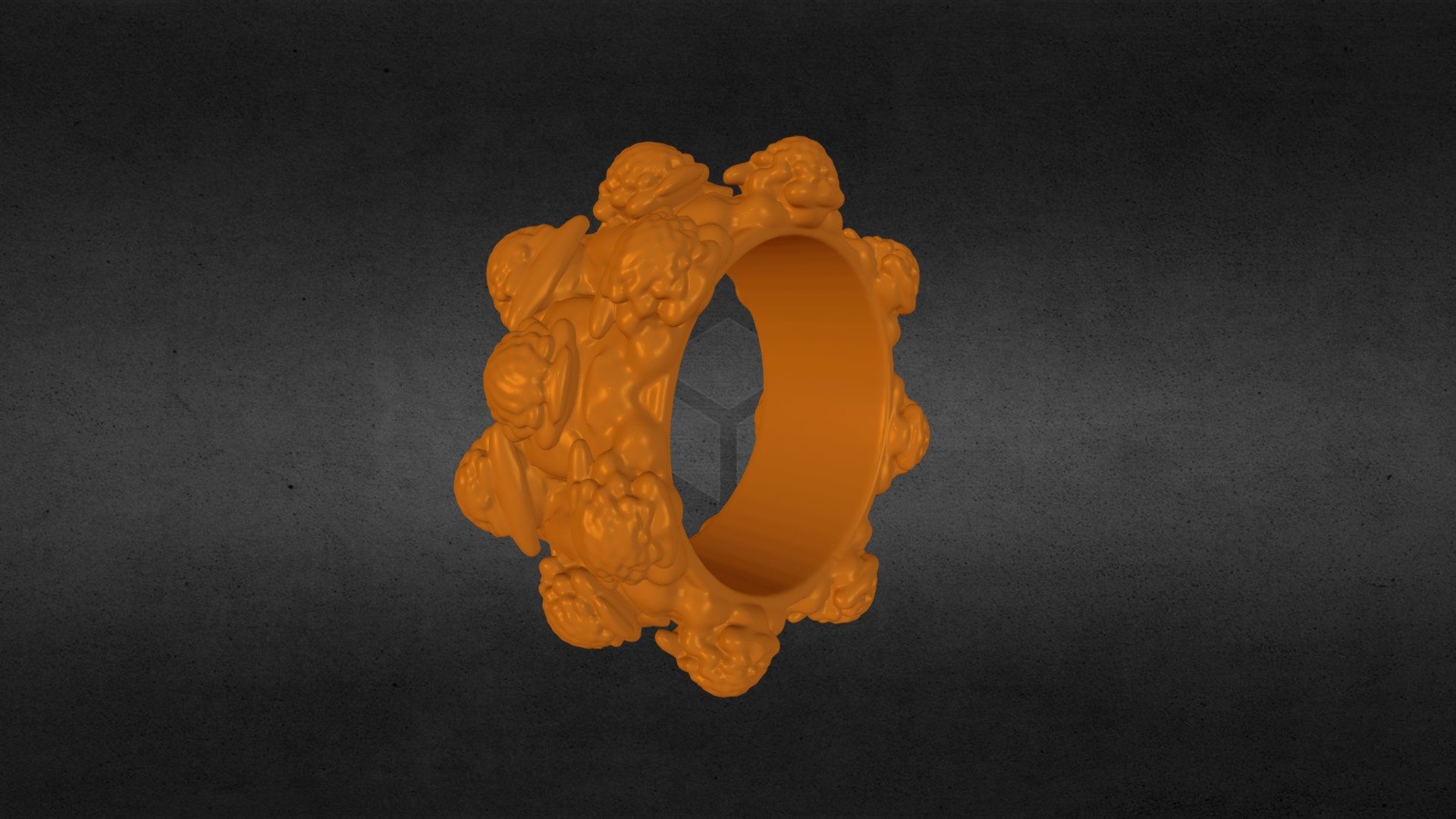 Fractal Ring - 3D model by Oleg_Scolt (@scolt) [c7704c3] - Sketchfab