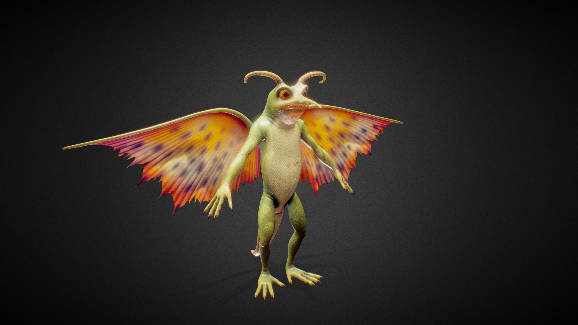 Reptile Creature - Download Free 3D model by buerkestefan [c772831 ...