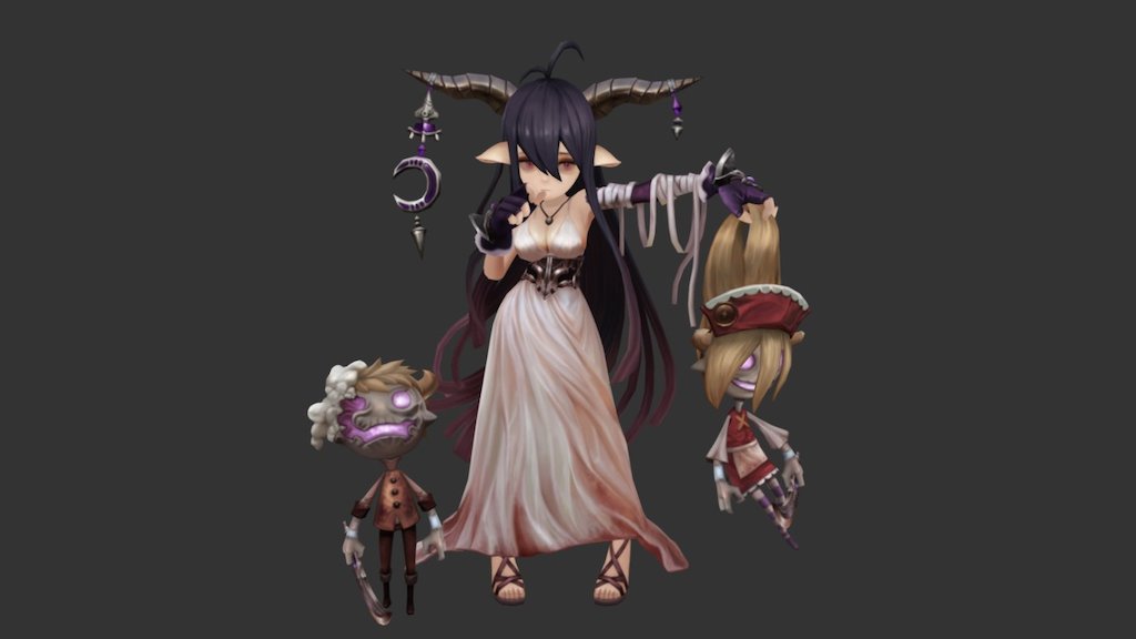 [GRANBLUE FANTASY] Danua - 3D model by olrok [c774640] - Sketchfab