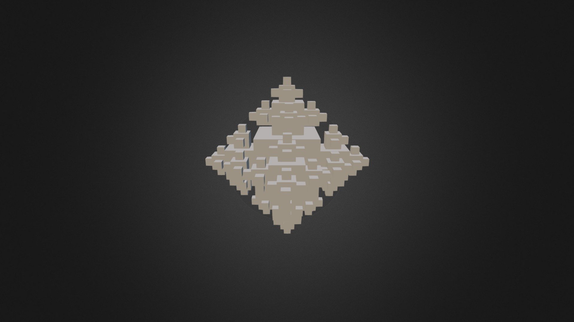 Fractal Cubes - 3D model by nazifa_ali [c7750e2] - Sketchfab