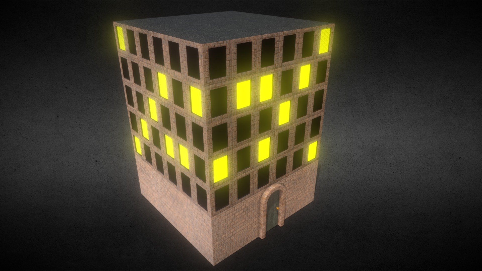 Simple Building - Download Free 3D model by Misam Ali Rizvi ...