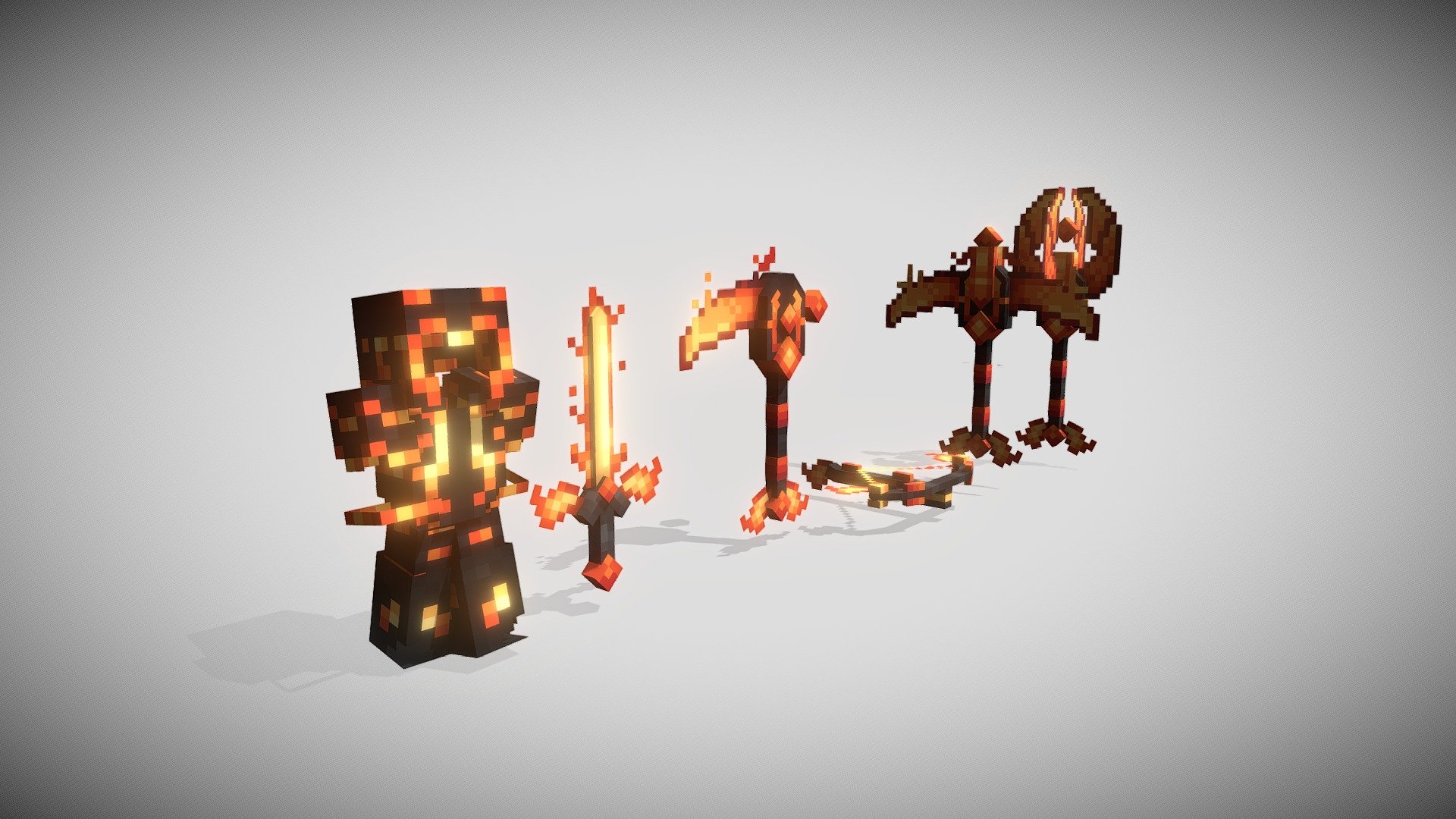 Fire Element Vol.1 - 3D model by Multipixel [c778d28] - Sketchfab