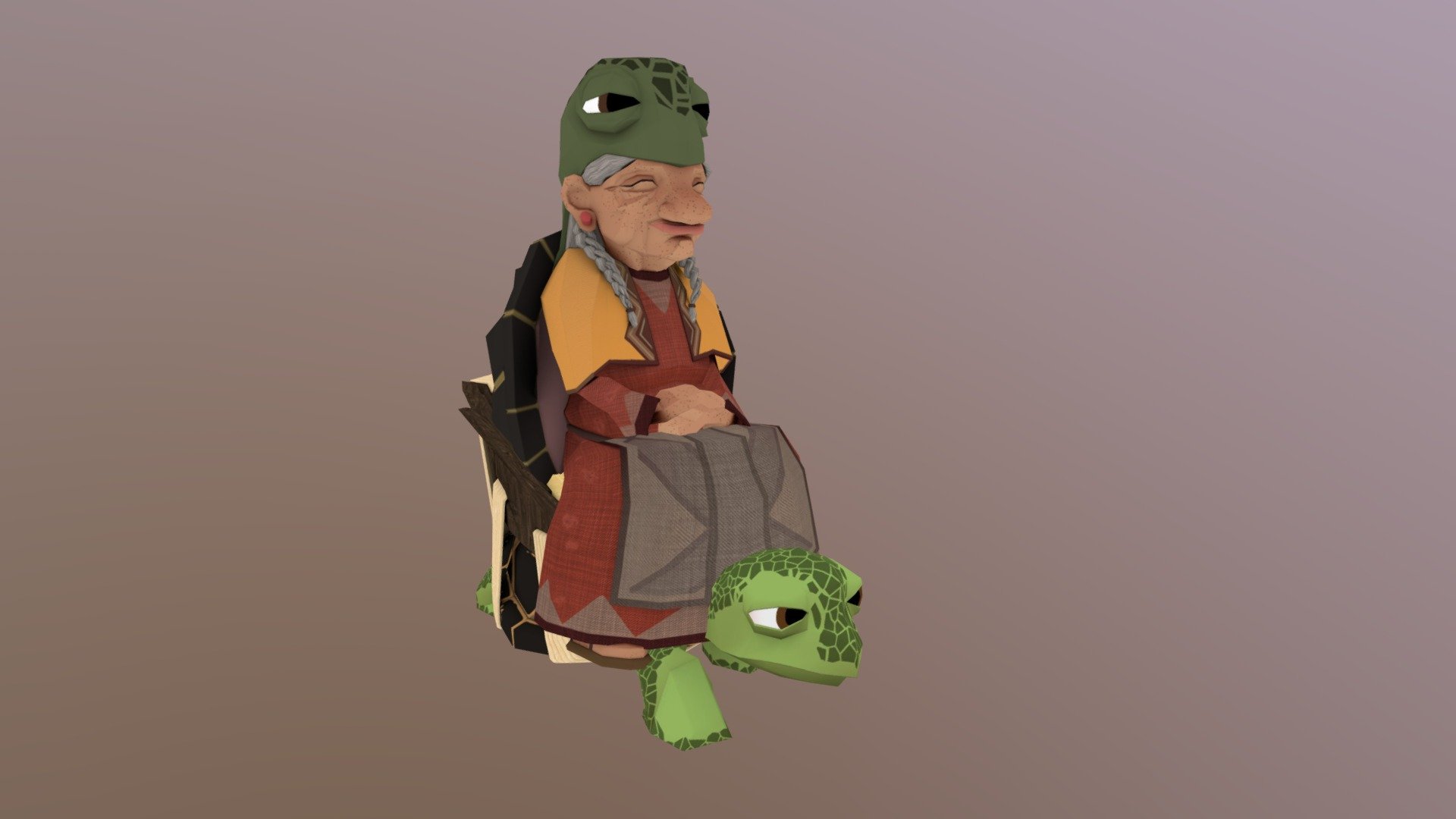 Elder Tortoise - Walk - 3D model by Igor Sella (@auleu) [c77bd6f ...