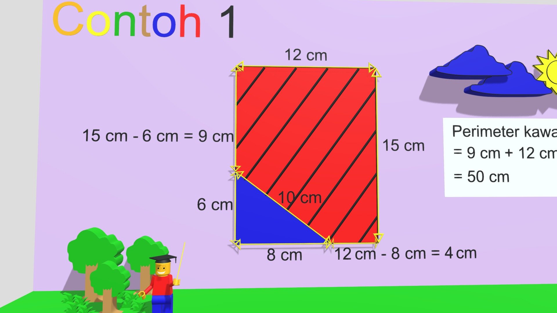 03.2 CONTOH PERIMETER BENTUK GABUNGAN-3DS - Download Free 3D model by ...