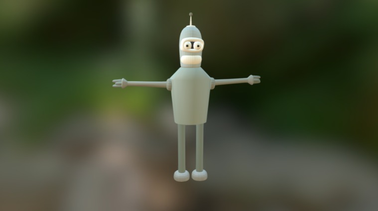 Bender - Download Free 3D model by RebeGlez [c77cdfd] - Sketchfab