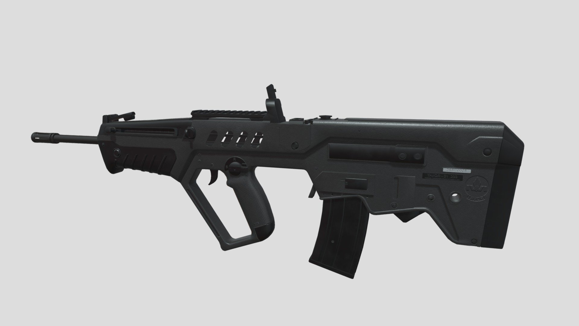 IWI Tavor TAR-21 - 3D model by belevol [c77e303] - Sketchfab