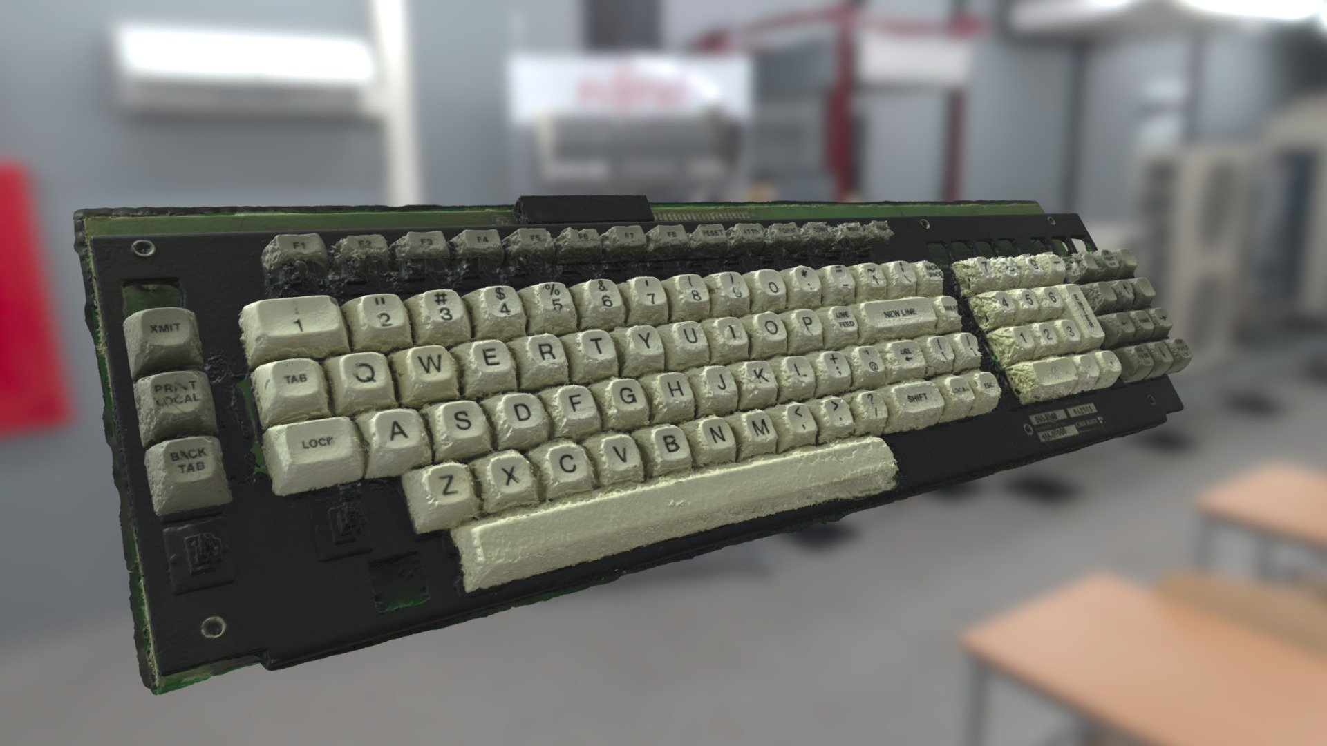 Unknown Old School Cherry Keyboard - Download Free 3D model by ...