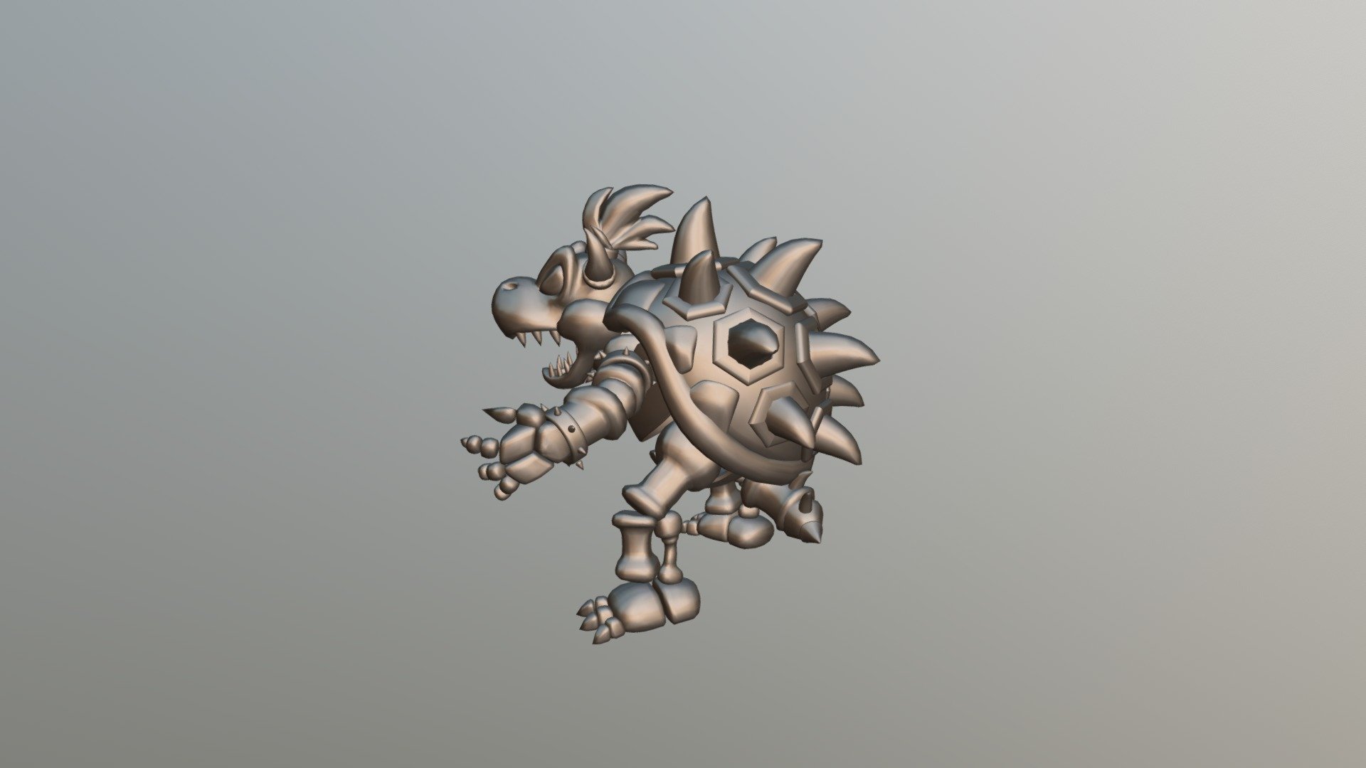 Bowser esqueleto - 3D model by SayVision [c7804c9] - Sketchfab