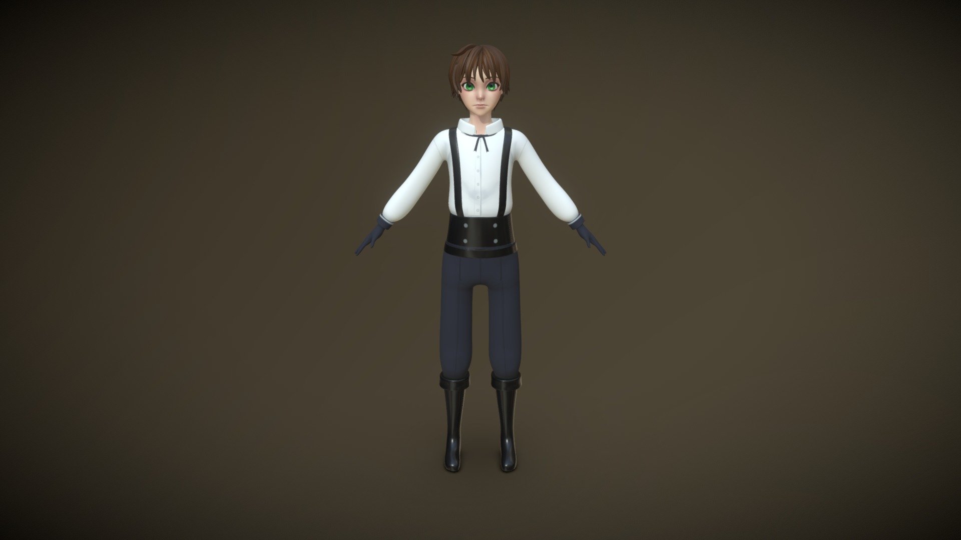Kazuki character rig - 3D model by Annabelle (@annabellelui) [c780c5a ...