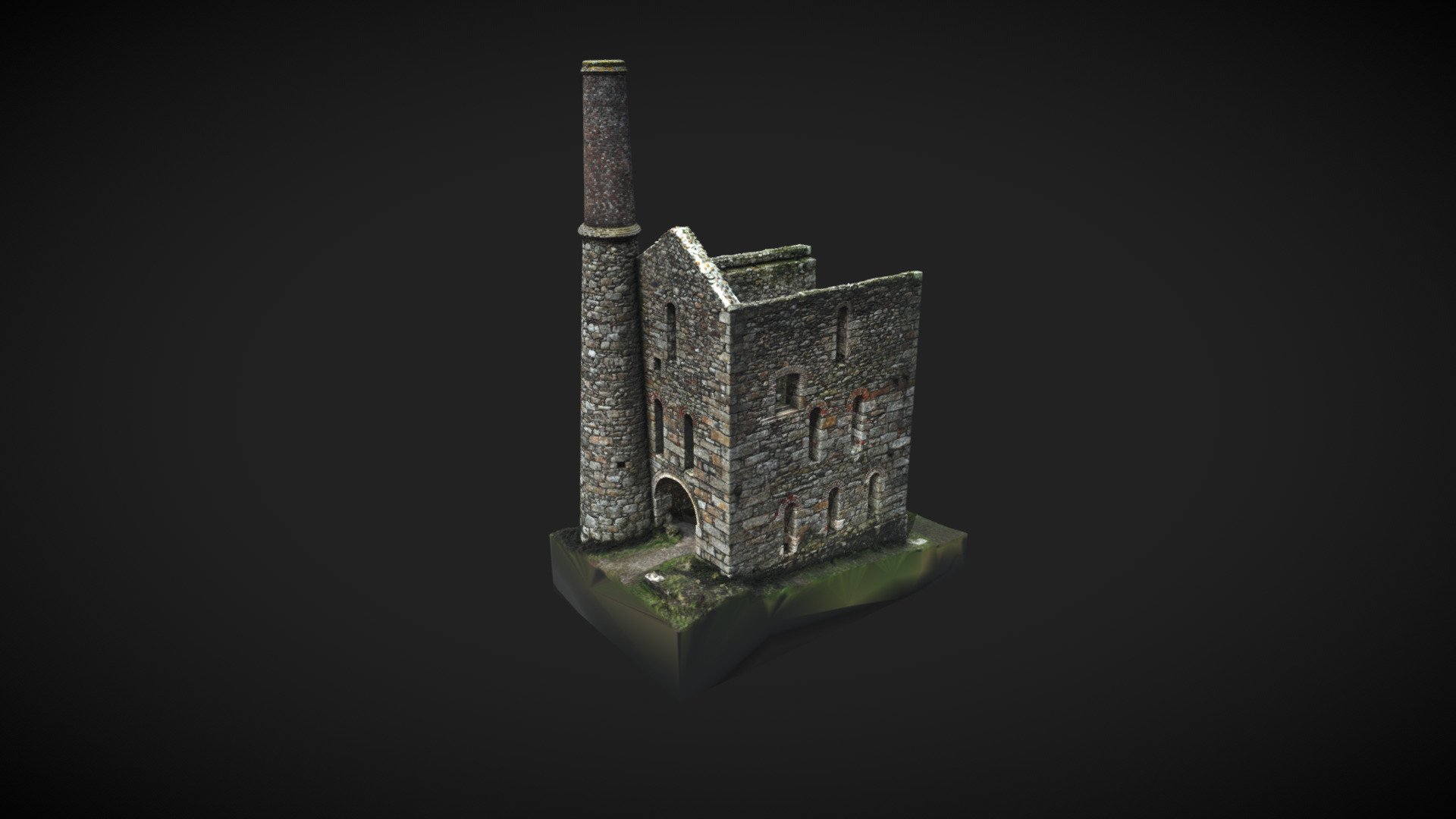Pascoes Engine House - Cornwall - 3D model by 3deep [c782bf6] - Sketchfab