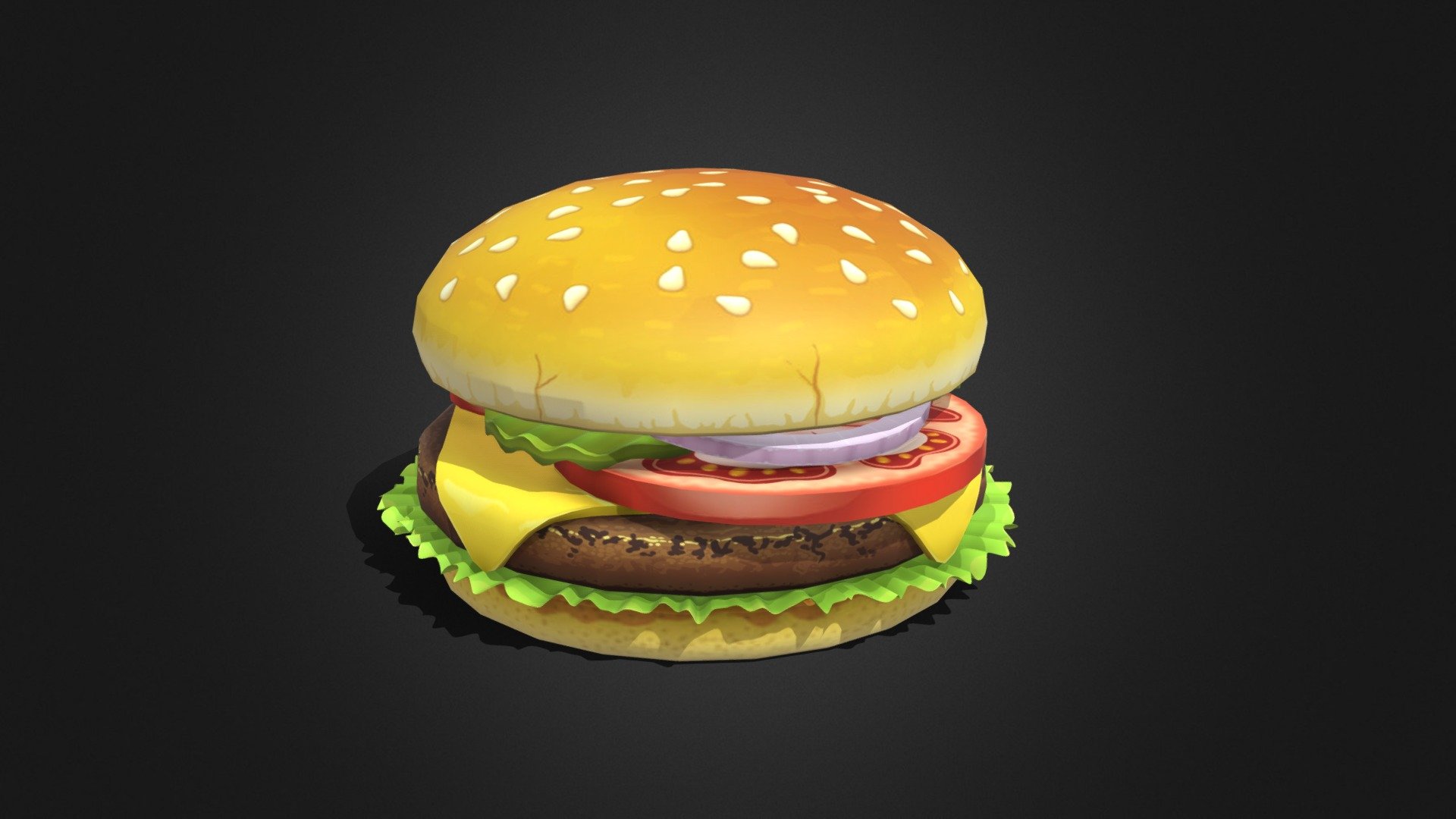 Hamburger - 3D model by mythsnlore [c782d89] - Sketchfab