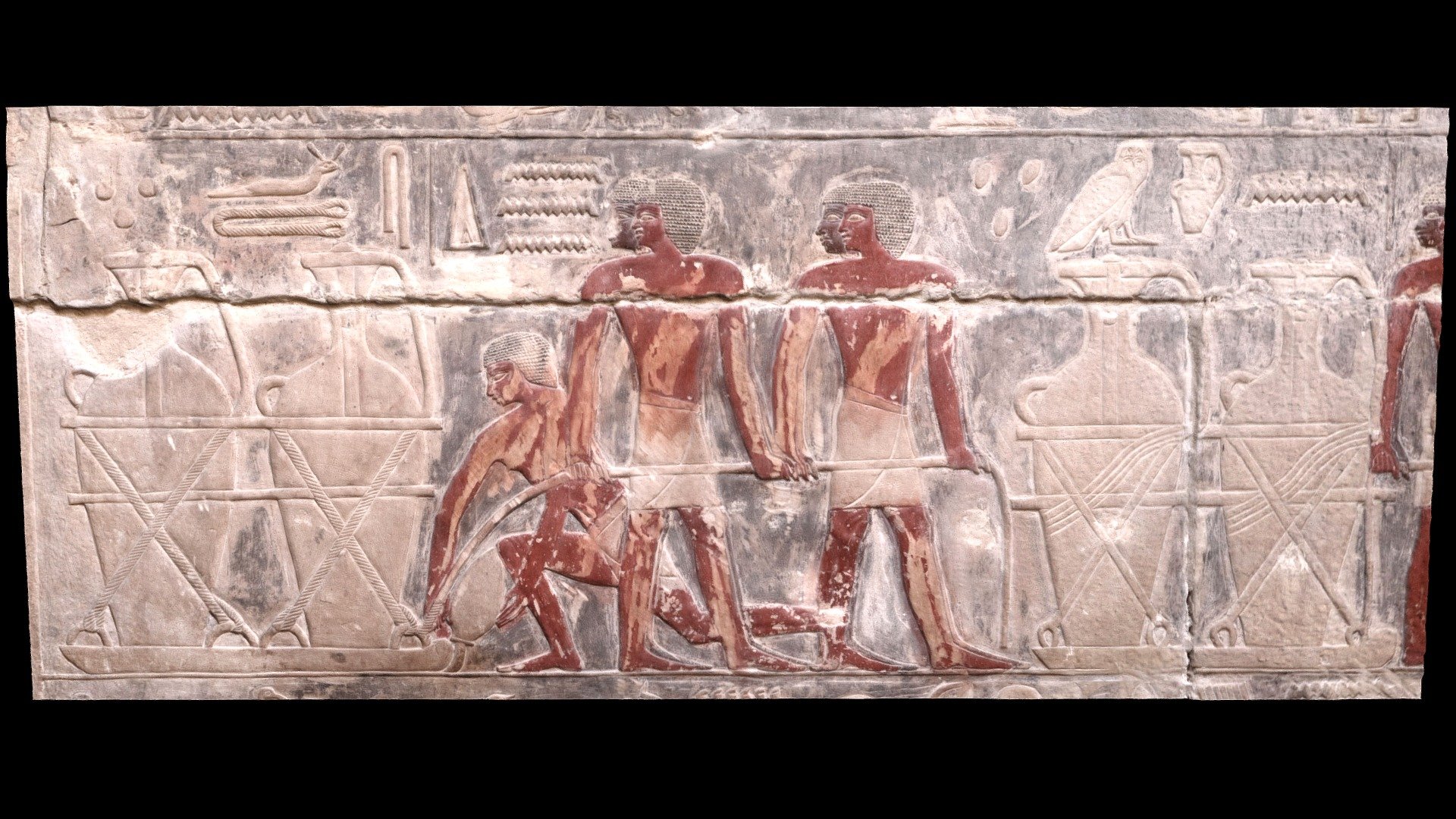 Moving Large Vessels, Mastaba of Kagemni - Download Free 3D model by ...