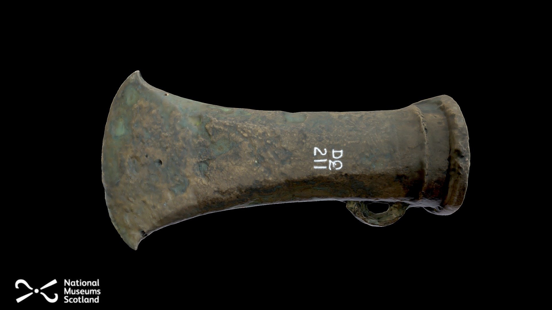 Bronze socketed axe, Adabrock, Lewis - 3D model by National Museums ...