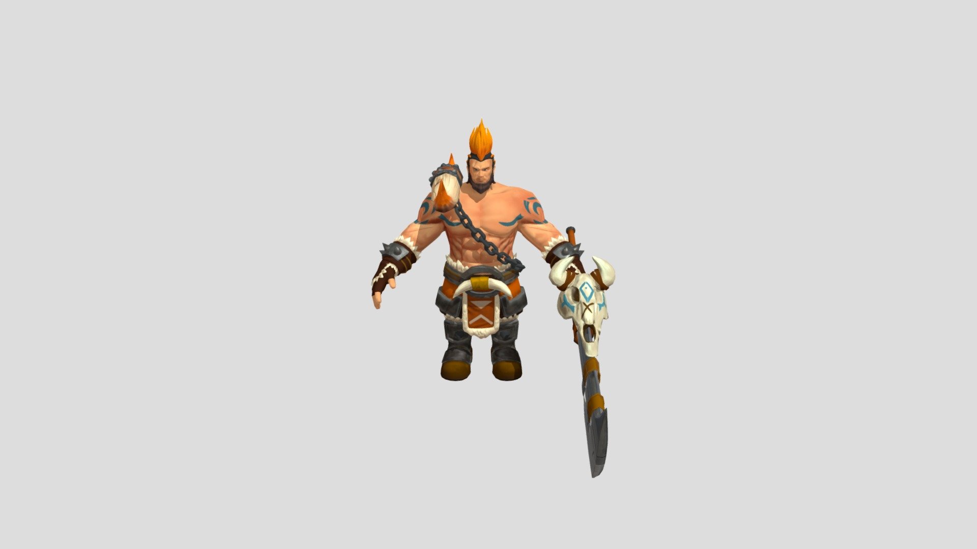 Stylized_Warrior_3 - 3D model by Mugunth [c783c63] - Sketchfab
