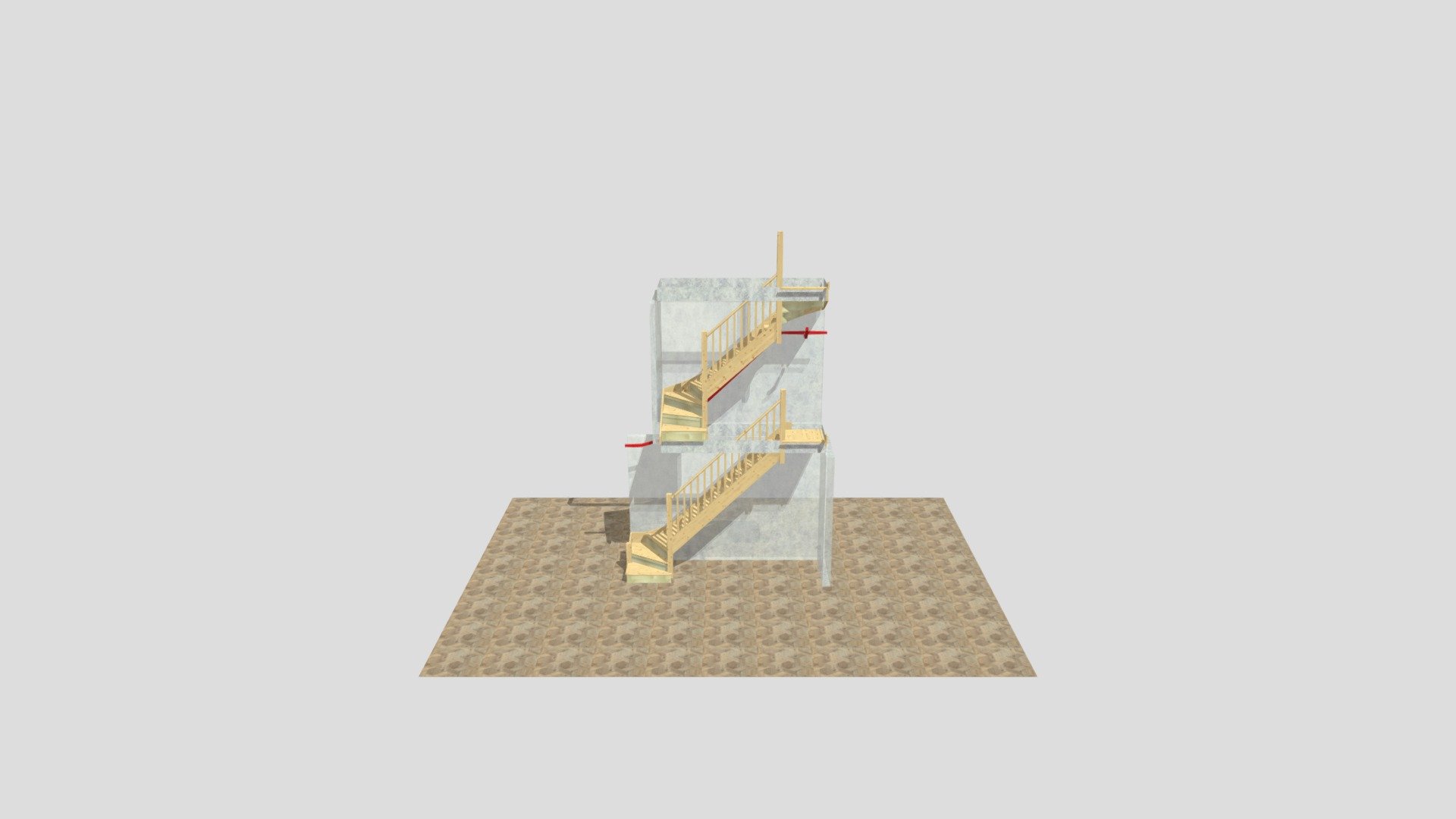 G181BPR - Download Free 3D model by Excel Stairs Ltd (@paul7732 ...