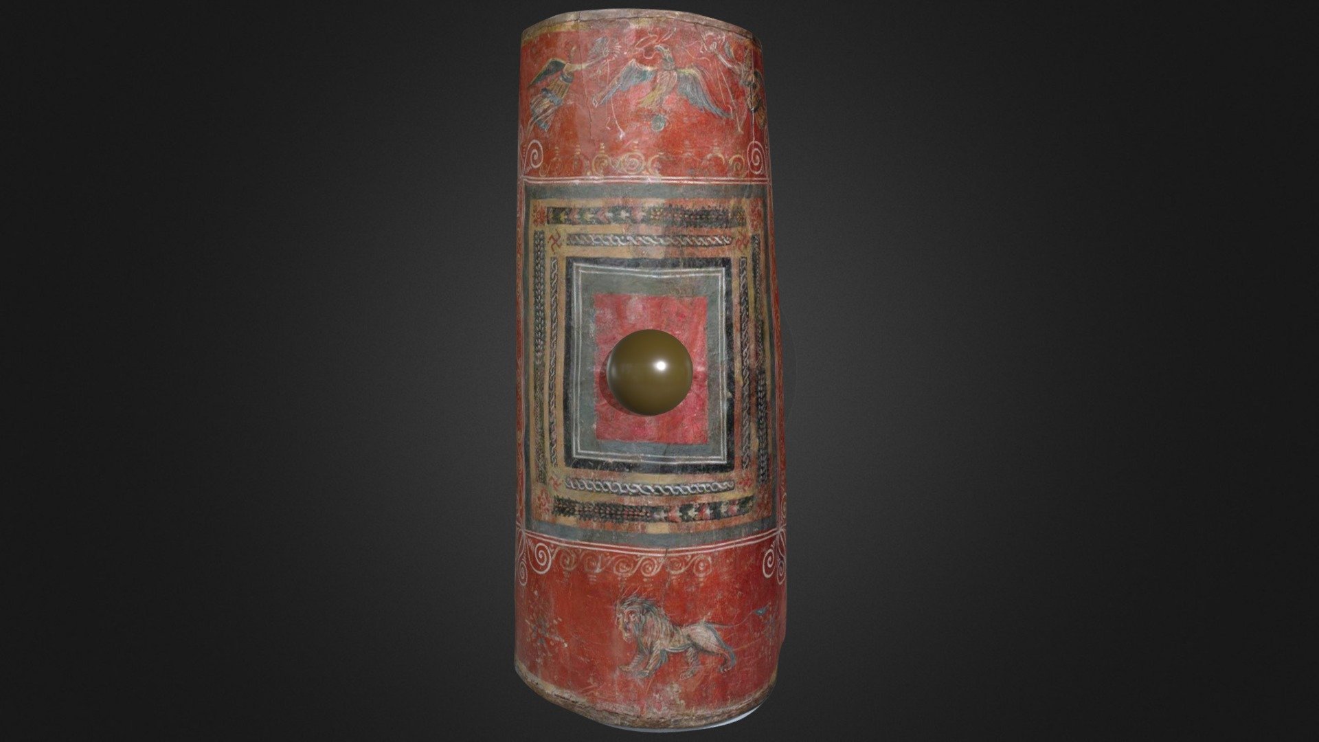 Scutum Shield - Dura Europos - Download Free 3D model by CHEI - UC San ...