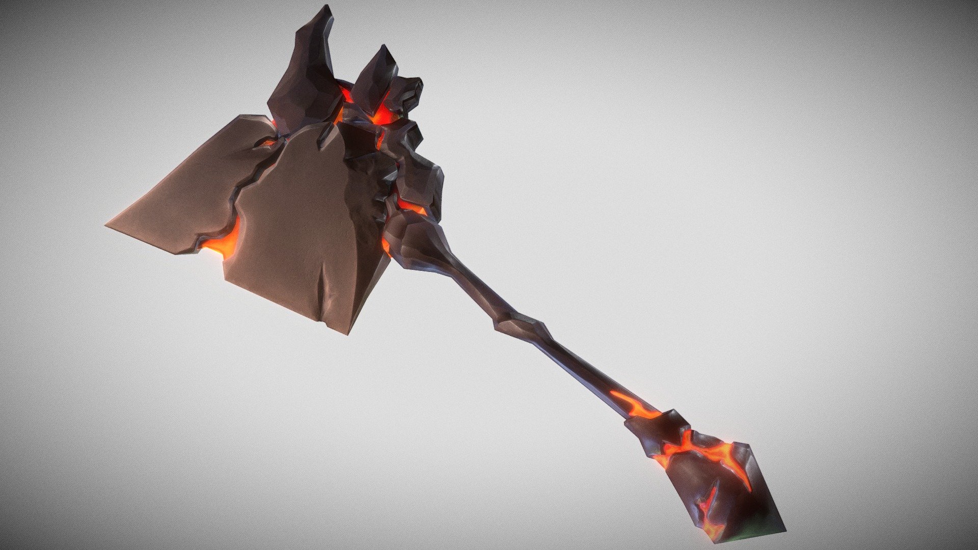 One Handed Axe_28 - 3D model by Frostone [c787098] - Sketchfab
