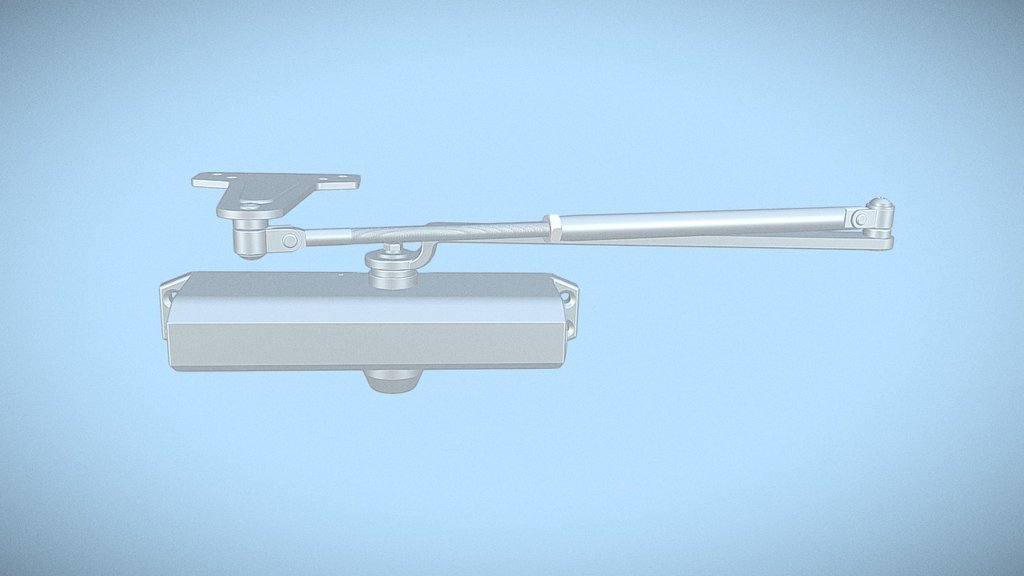 1802 surface closer - parallel arm installation - 3D model by intlDoor ...