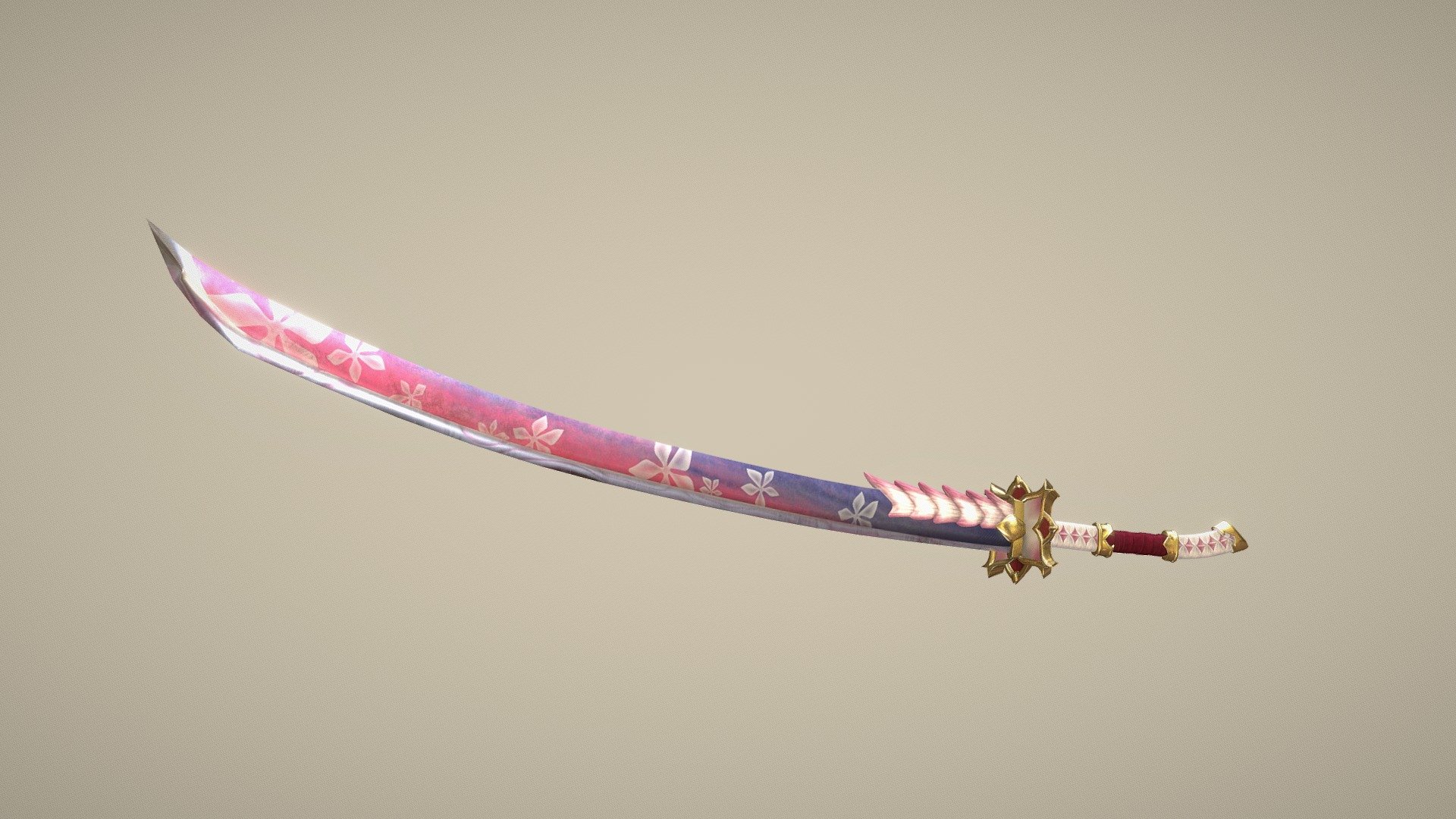 Mizutsune Longsword - Tamanowo - 3D model by Skye Amalfitano (@aoiskye ...