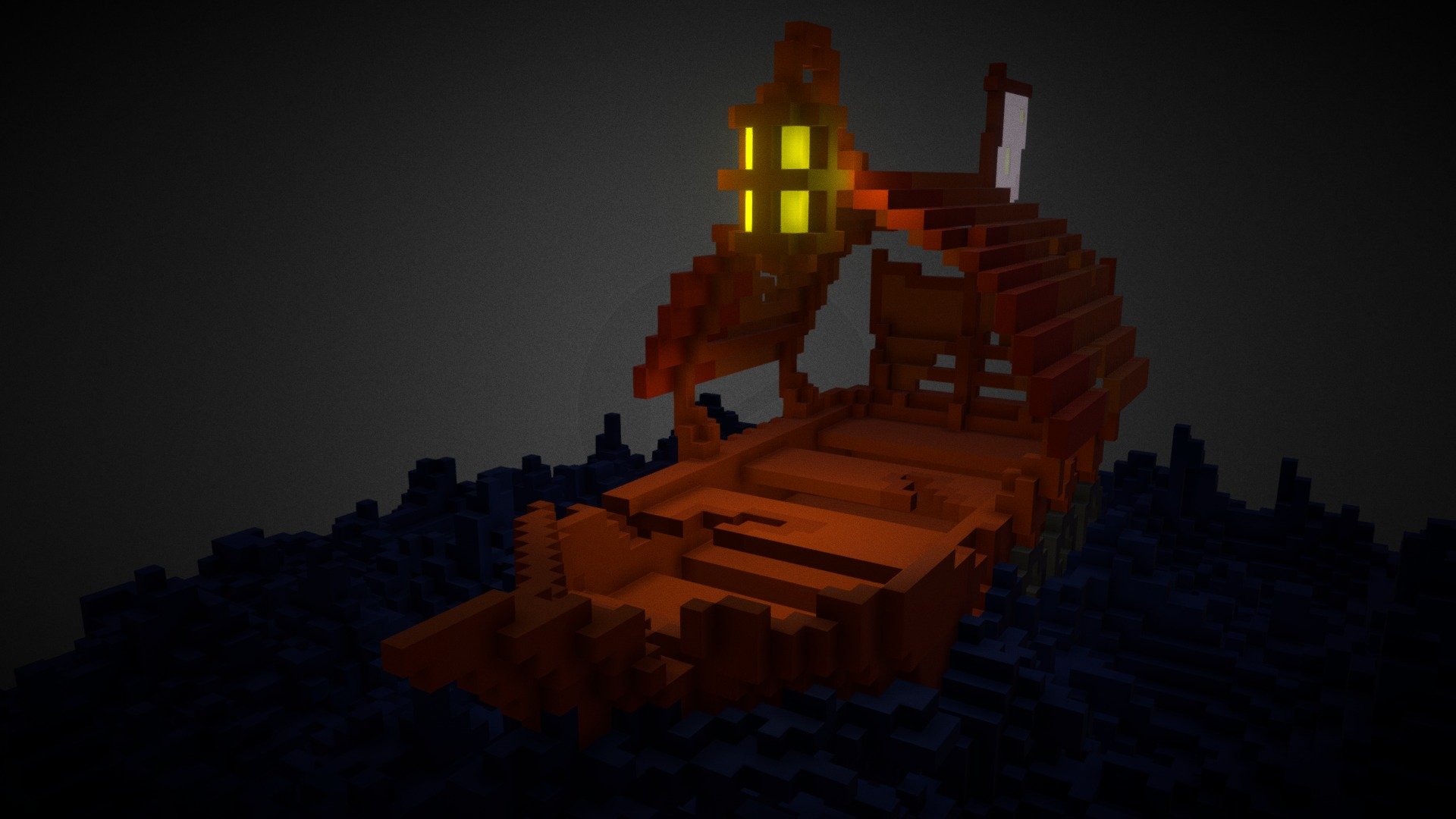 Junk Boat - 3D model by LeYe [c7889b8] - Sketchfab