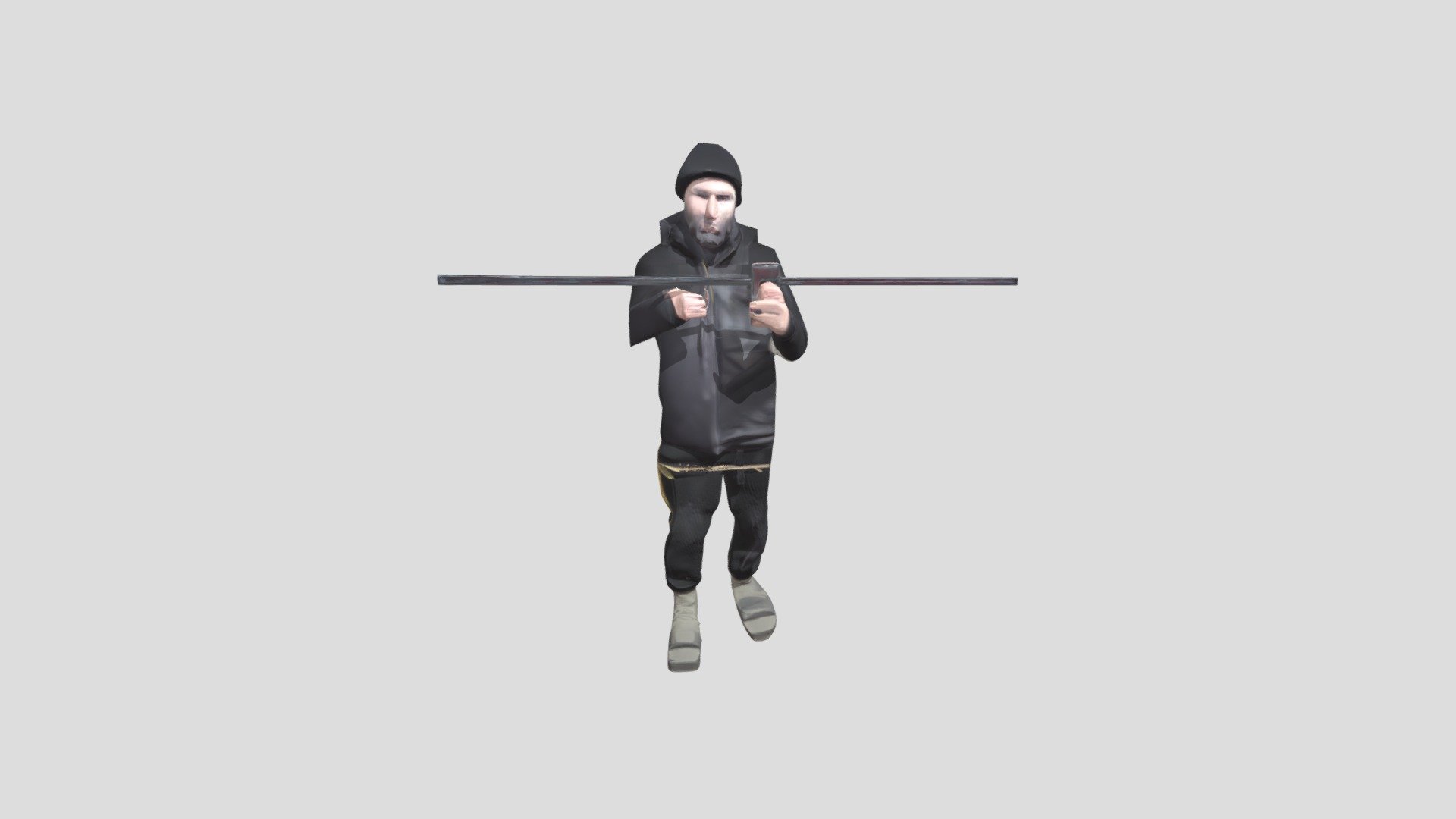 person standing wearing dark clothes - 3D model by stenli1923.com ...