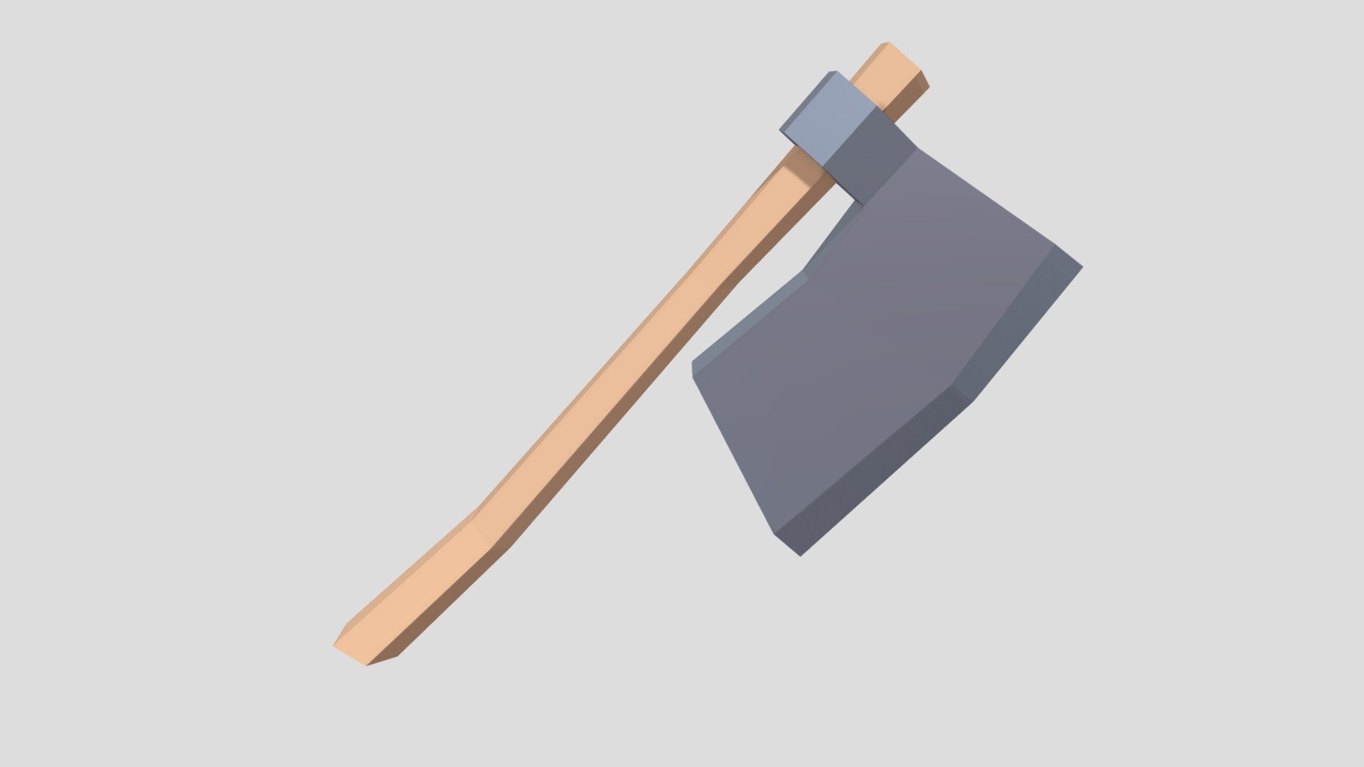 Hand Axe - Low Poly - Download Free 3D model by Wersaus33 [c78abc7 ...