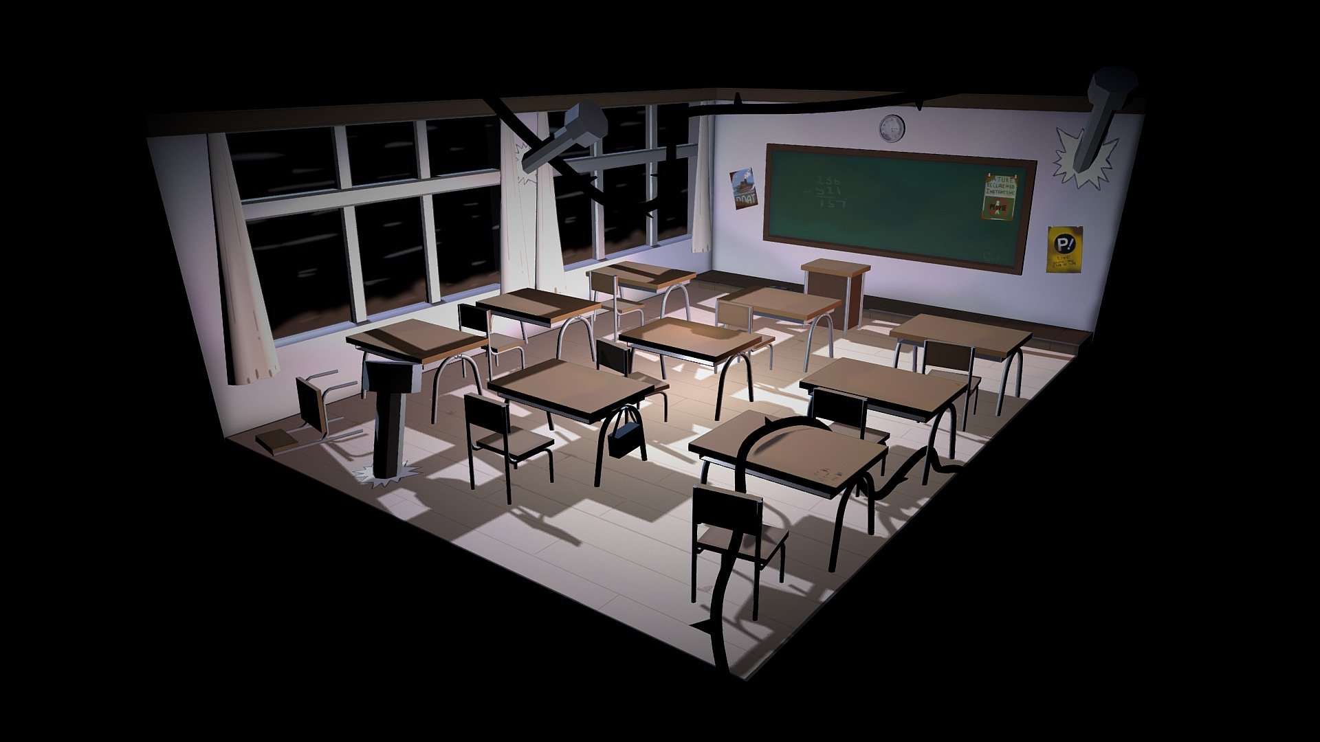 Classroom - 3D model by Harry Wren (@HarryWren345) [c78dd90] - Sketchfab