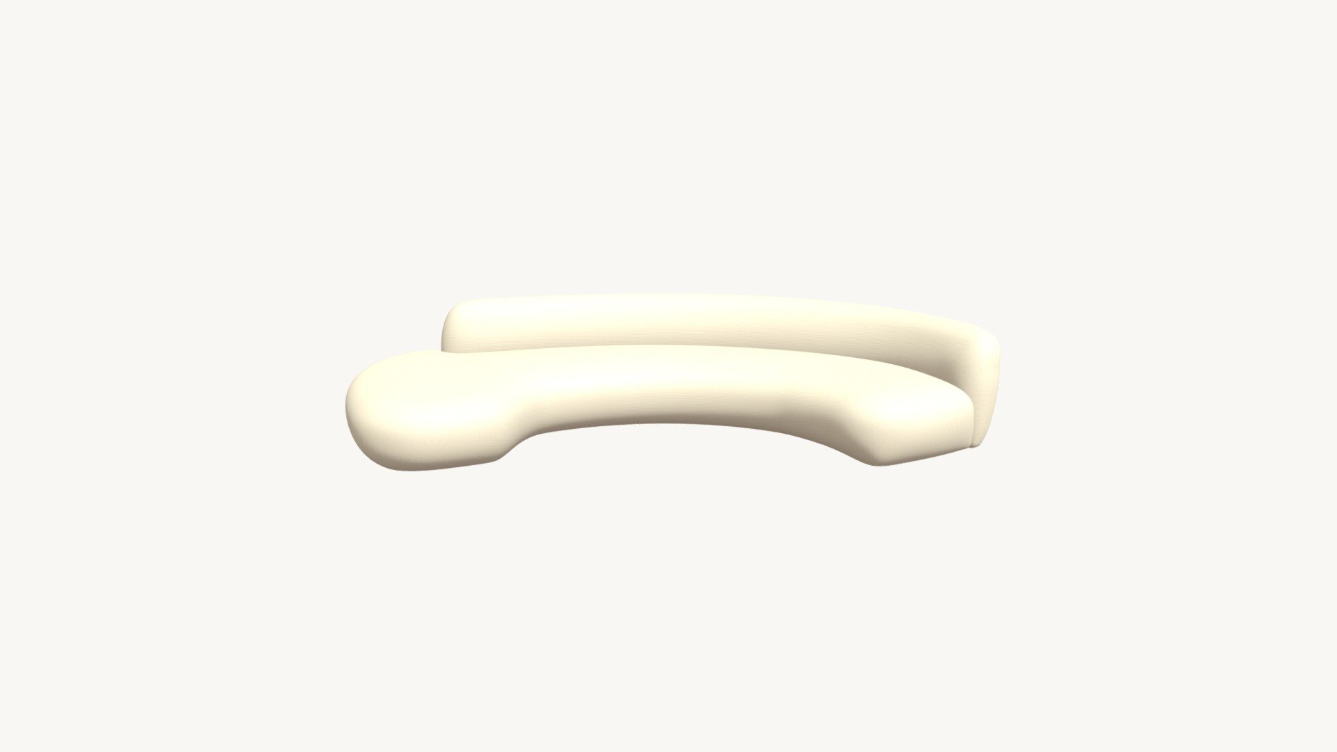ANTONIA SOFA By Fabio Lima - 3D model by BRETON Middle East (@breton-me ...