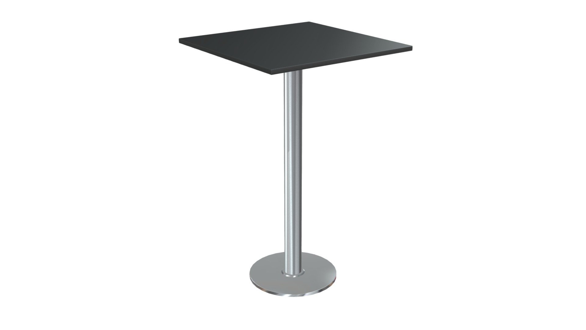 High Table Chromo, black, square - 3D model by dlse-mietmoebel [c791049 ...